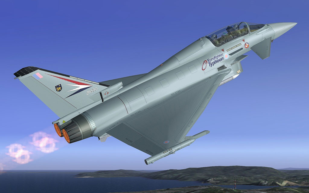 Eurofighter Typhoon Professional 2 for FSX/FS2004 by AFS-Design