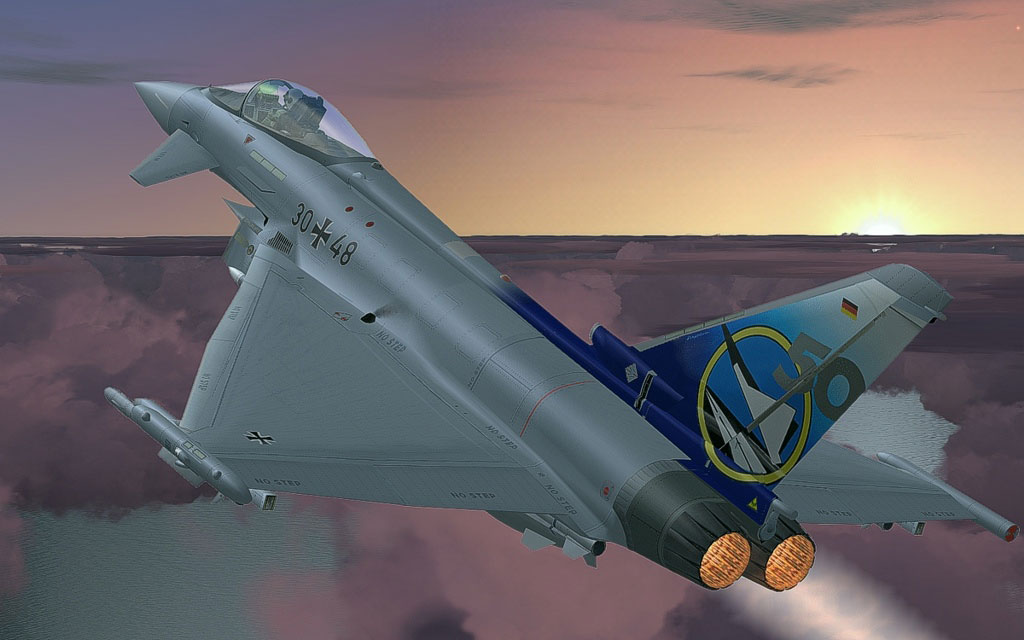 Eurofighter Typhoon Professional 2 for FSX/FS2004 by AFS-Design
