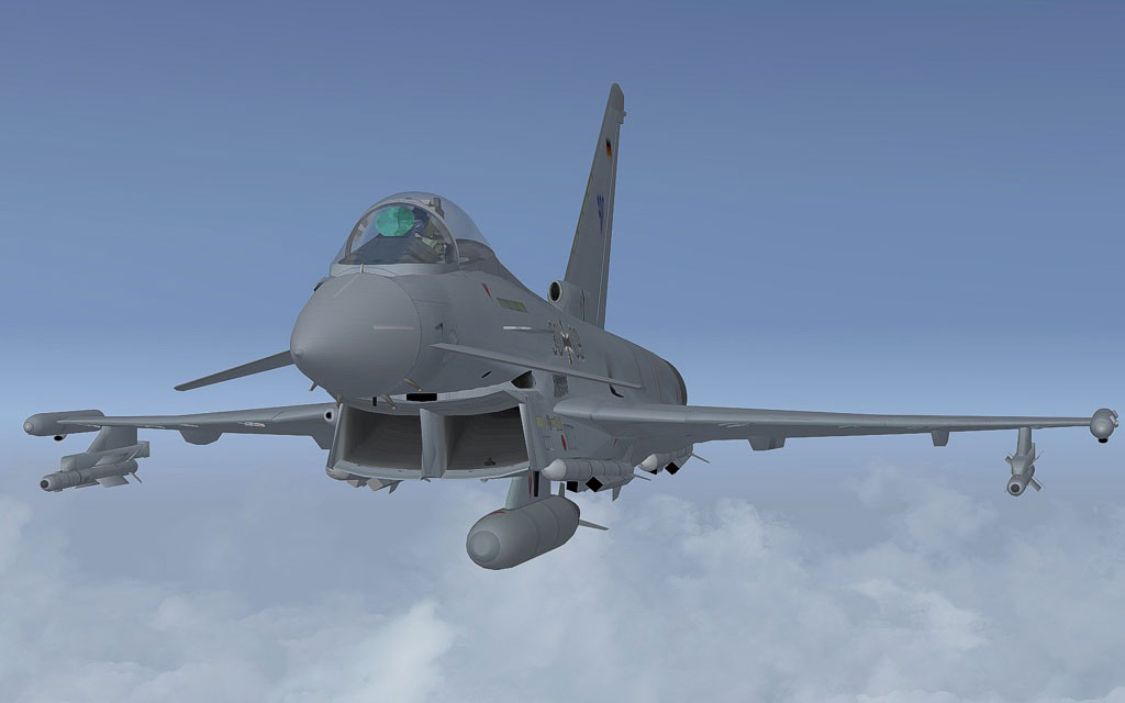 Eurofighter Typhoon Professional 3 for FSX/FS2004 by AFS-Design