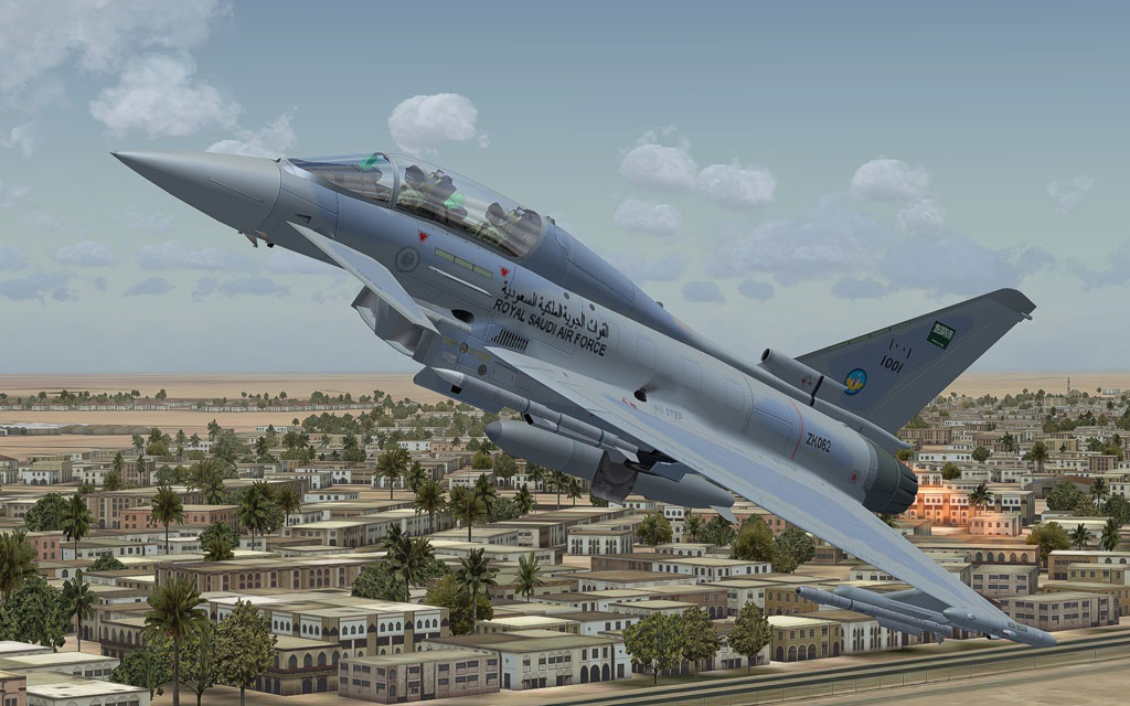 Eurofighter Typhoon Professional 3 for FSX/FS2004 by AFS-Design