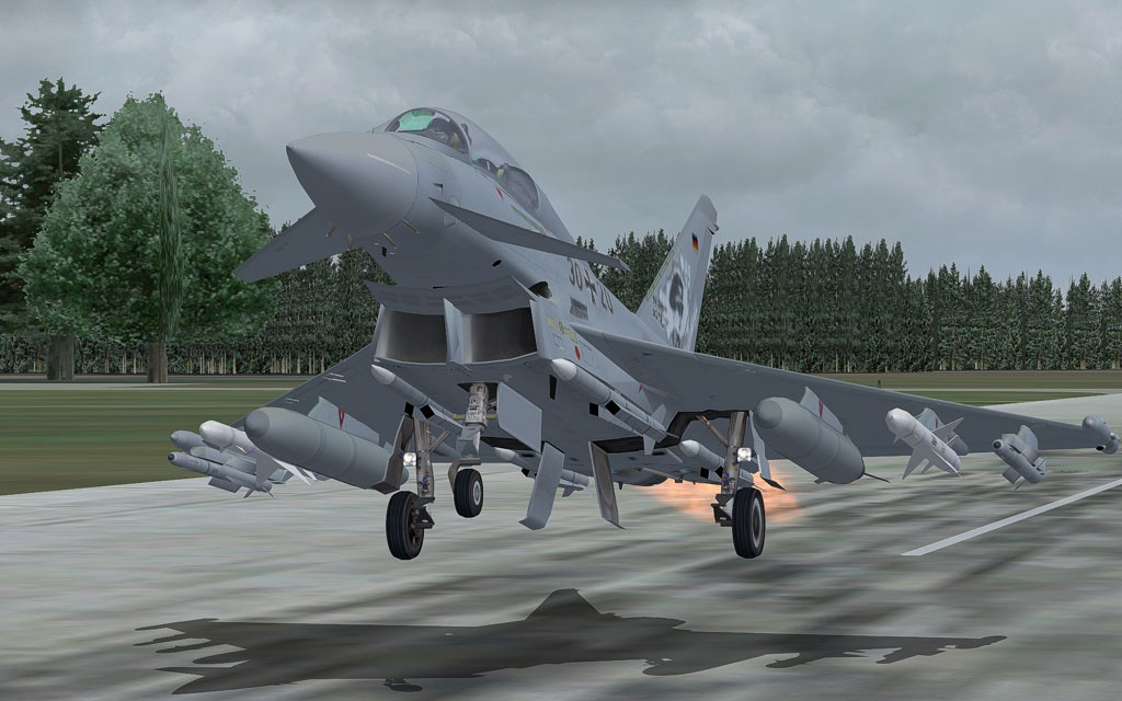 Eurofighter Typhoon Professional 3 for FSX/FS2004 by AFS-Design
