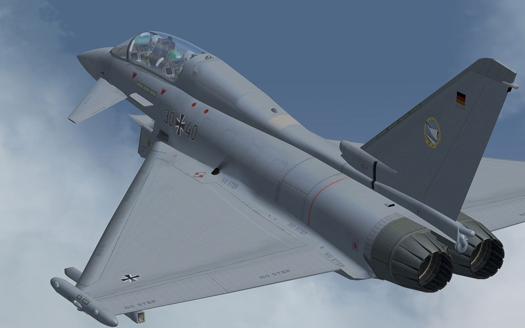 Eurofighter Typhoon Professional 3 for FSX/FS2004 by AFS-Design