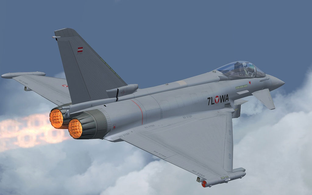 Eurofighter Typhoon Professional 3 for FSX/FS2004 by AFS-Design