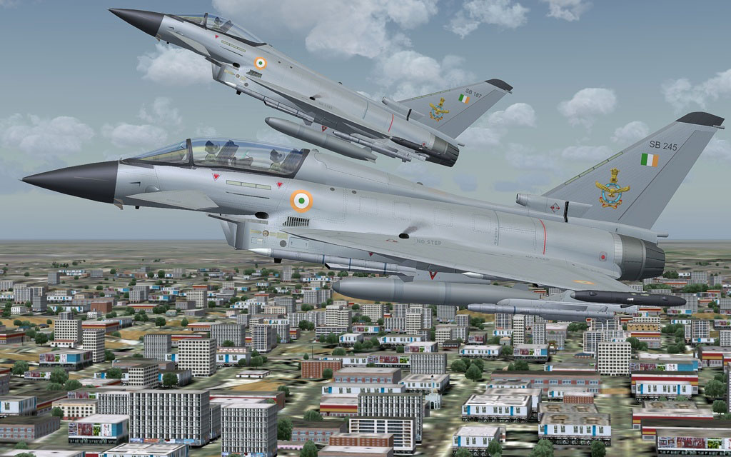 Eurofighter Typhoon Professional 3 for FSX/FS2004 by AFS-Design