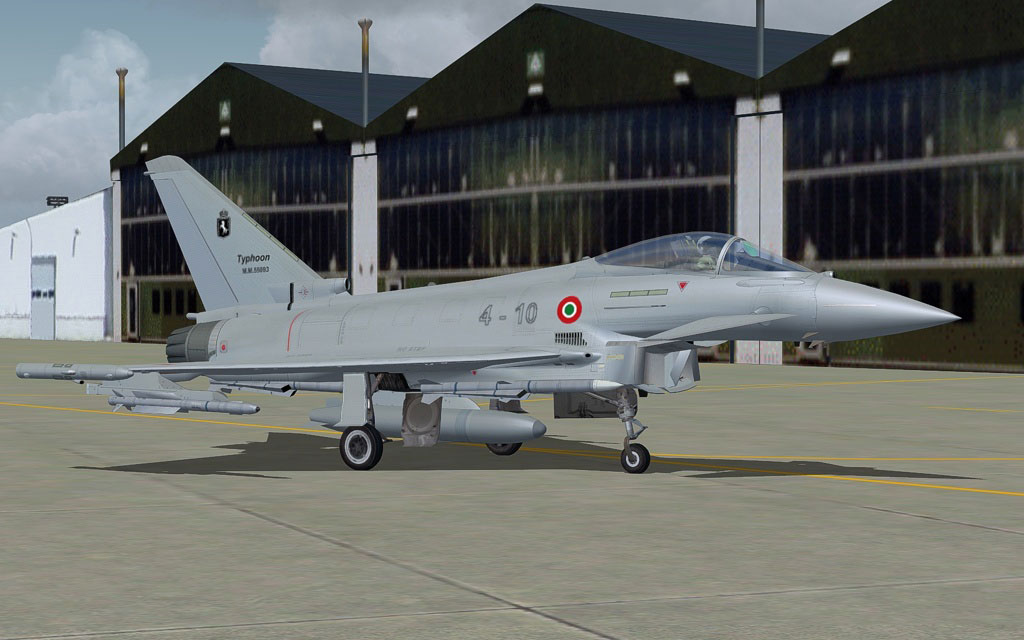 Eurofighter Typhoon Professional 3 for FSX/FS2004 by AFS-Design