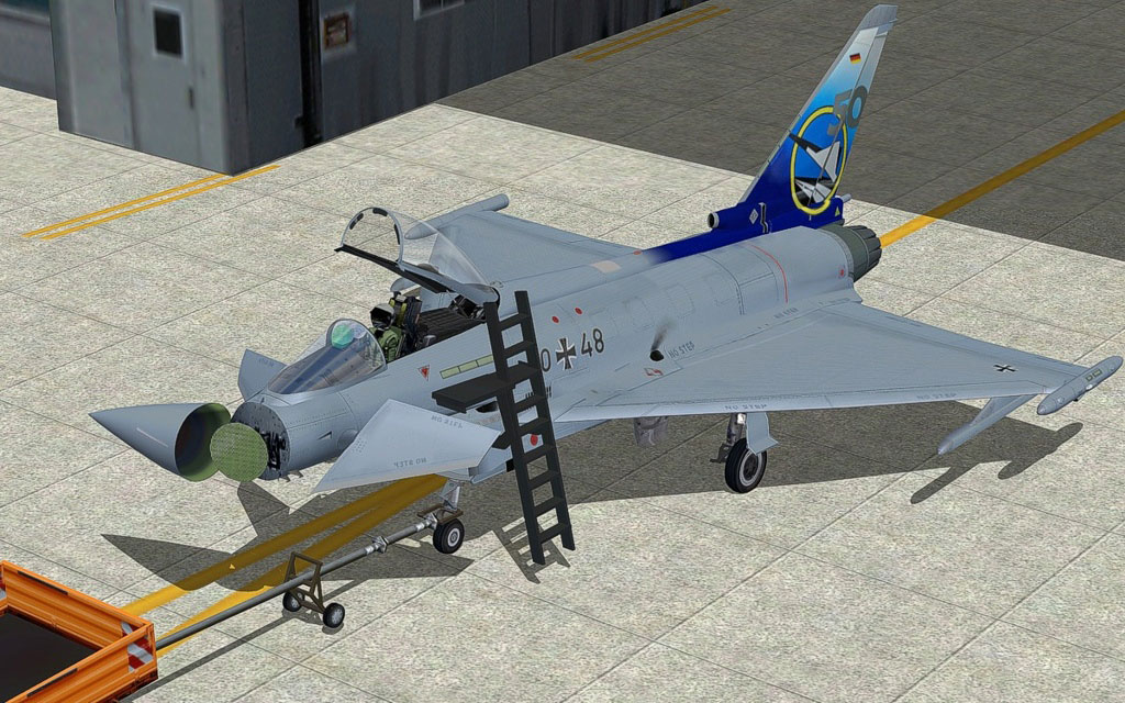 Eurofighter Typhoon Professional 3 for FSX/FS2004 by AFS-Design