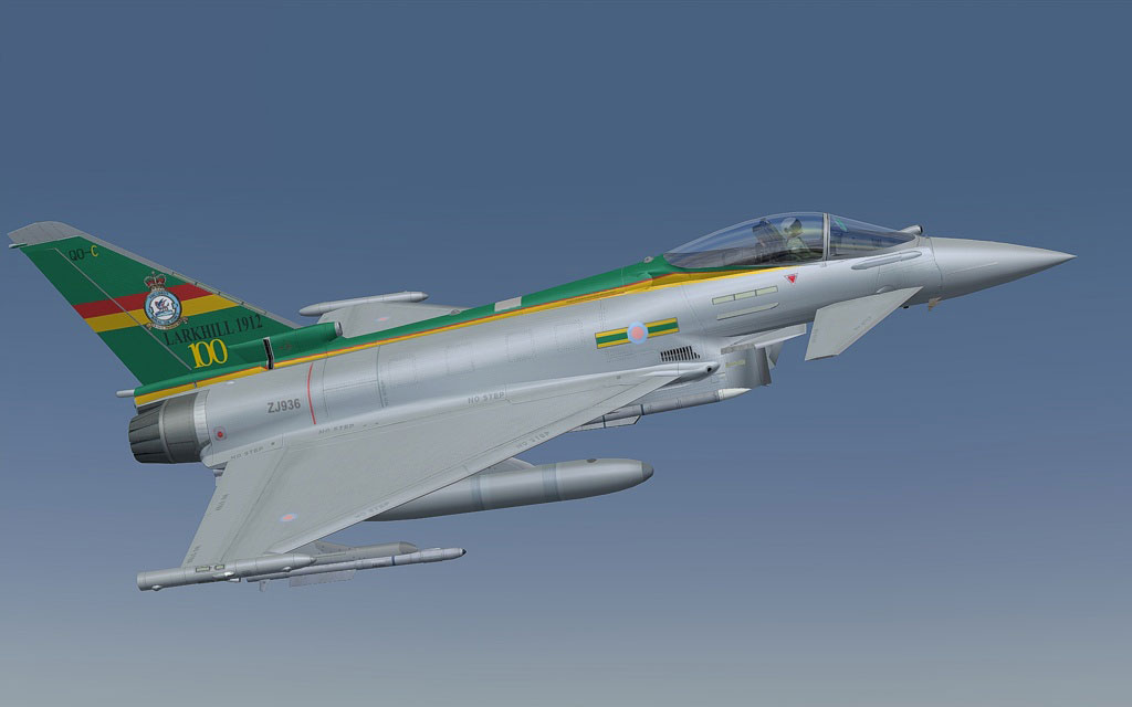 Eurofighter Typhoon Professional 3 for FSX/FS2004 by AFS-Design
