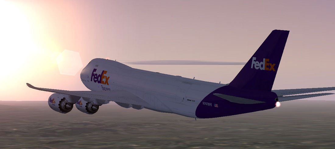 Fedex Airplane 747