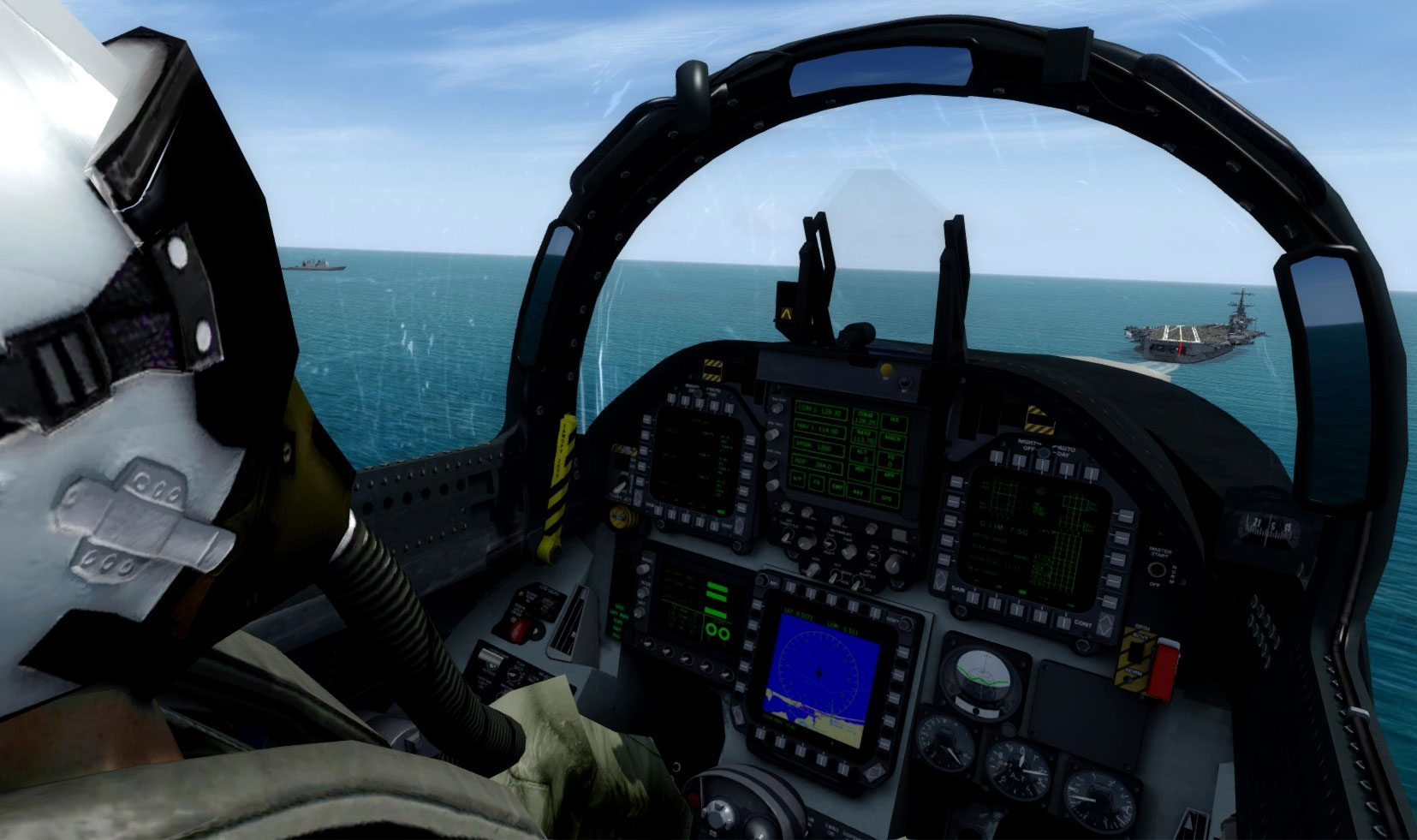 F18 Super Hornet Cockpit