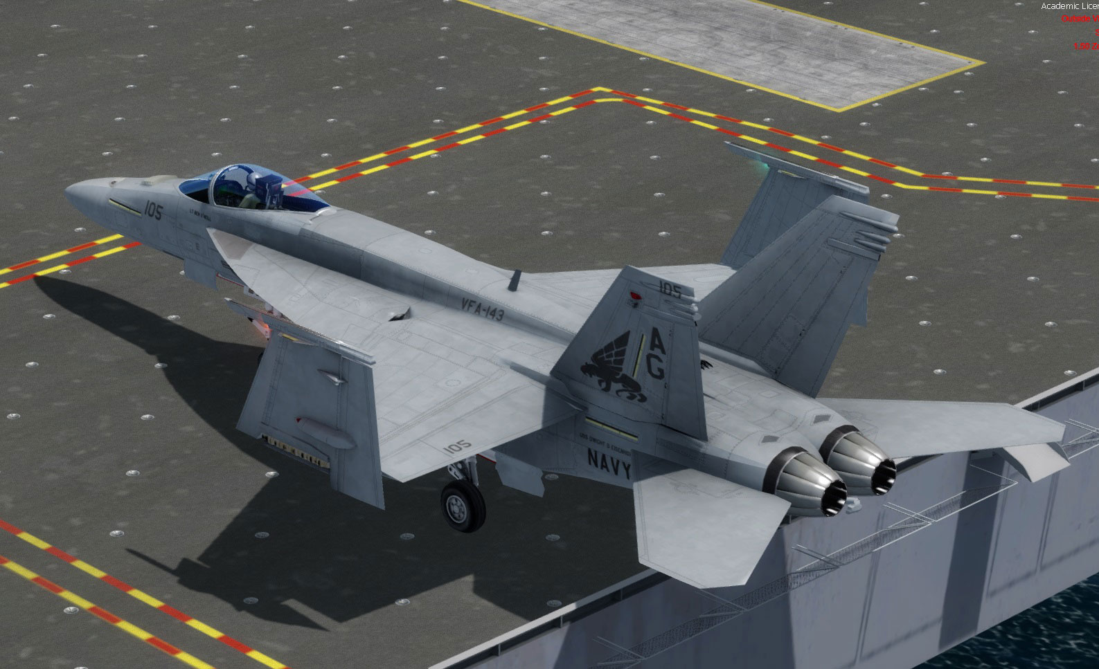 DC Designs F/A-18 E, F & G Super Hornet for FSX/P3D by Just Flight