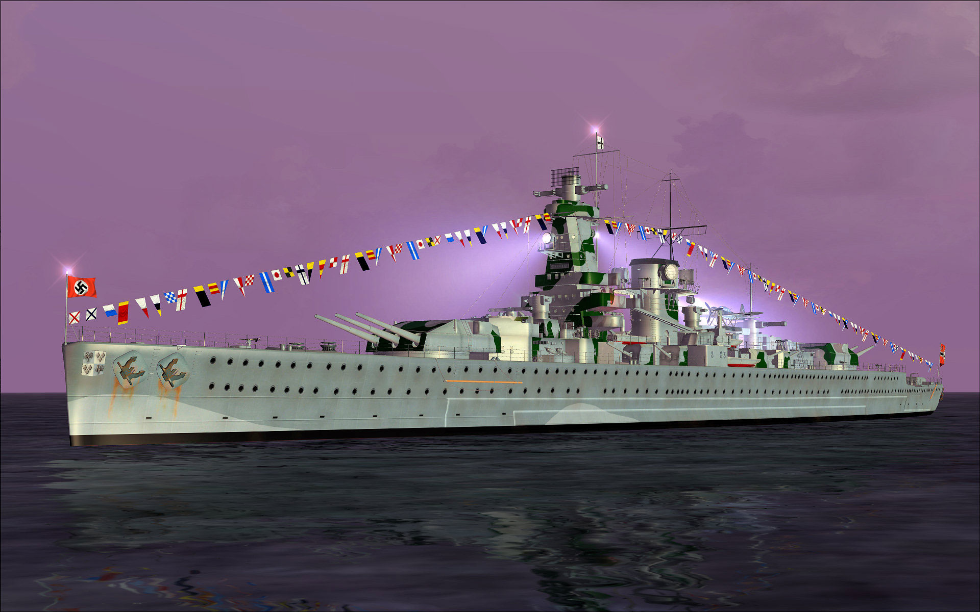 Admiral Graf Spee Battleship for FSX by Deltasim Studio