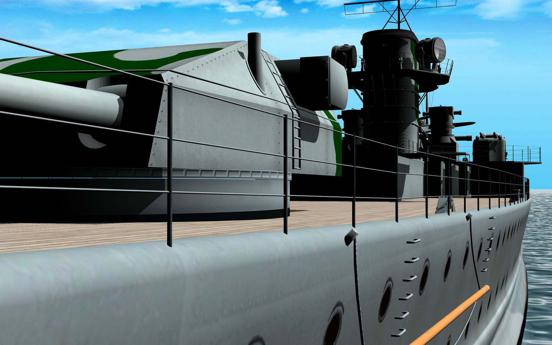 Admiral Graf Spee Battleship for FSX by Deltasim Studio