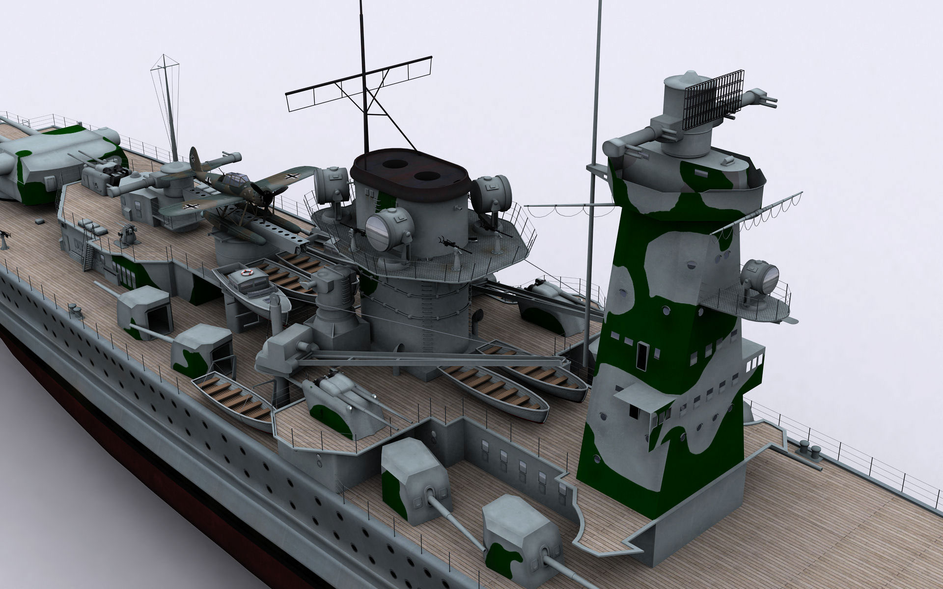 Admiral Graf Spee Battleship for FSX by Deltasim Studio