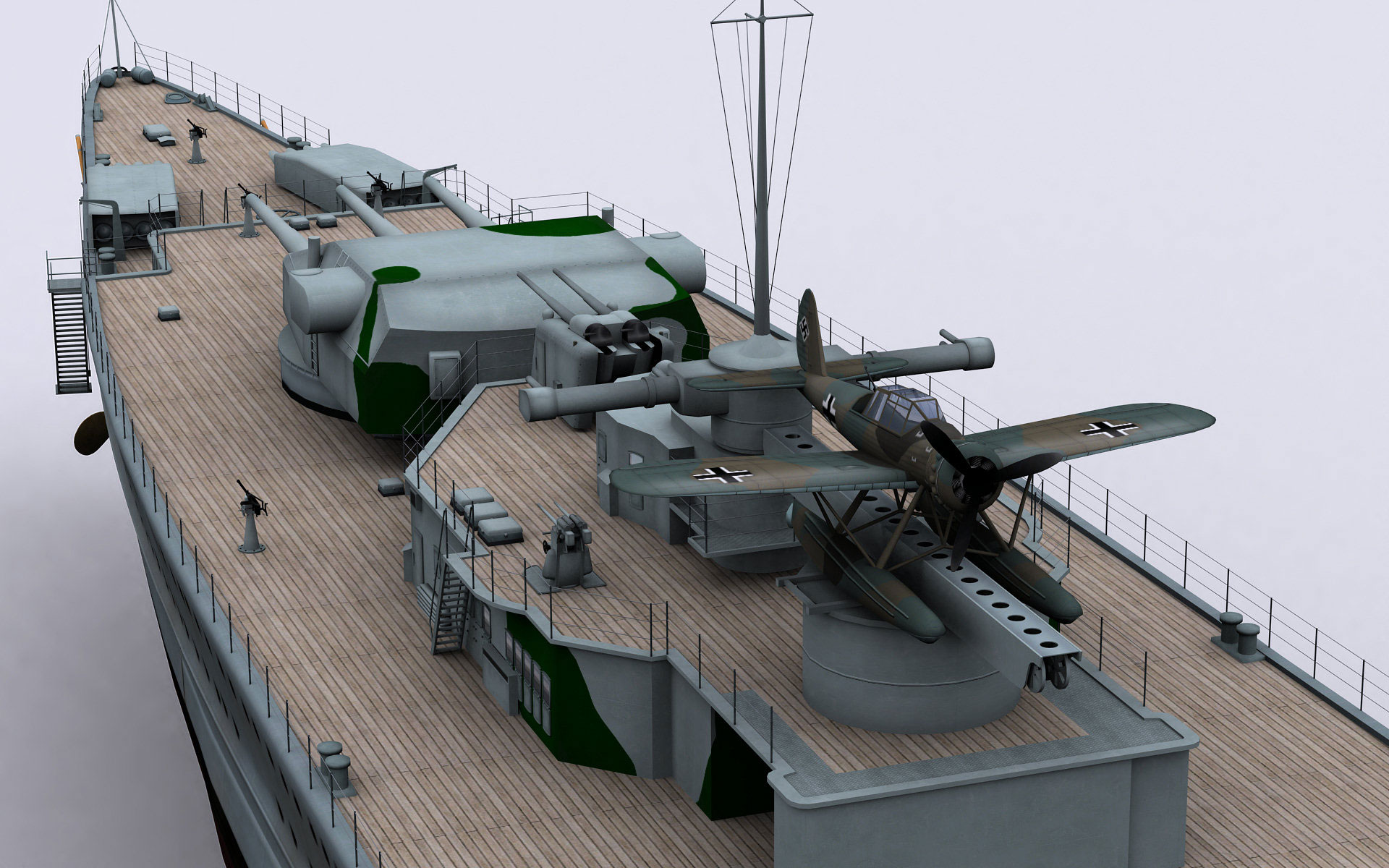Admiral Graf Spee Battleship for FSX by Deltasim Studio