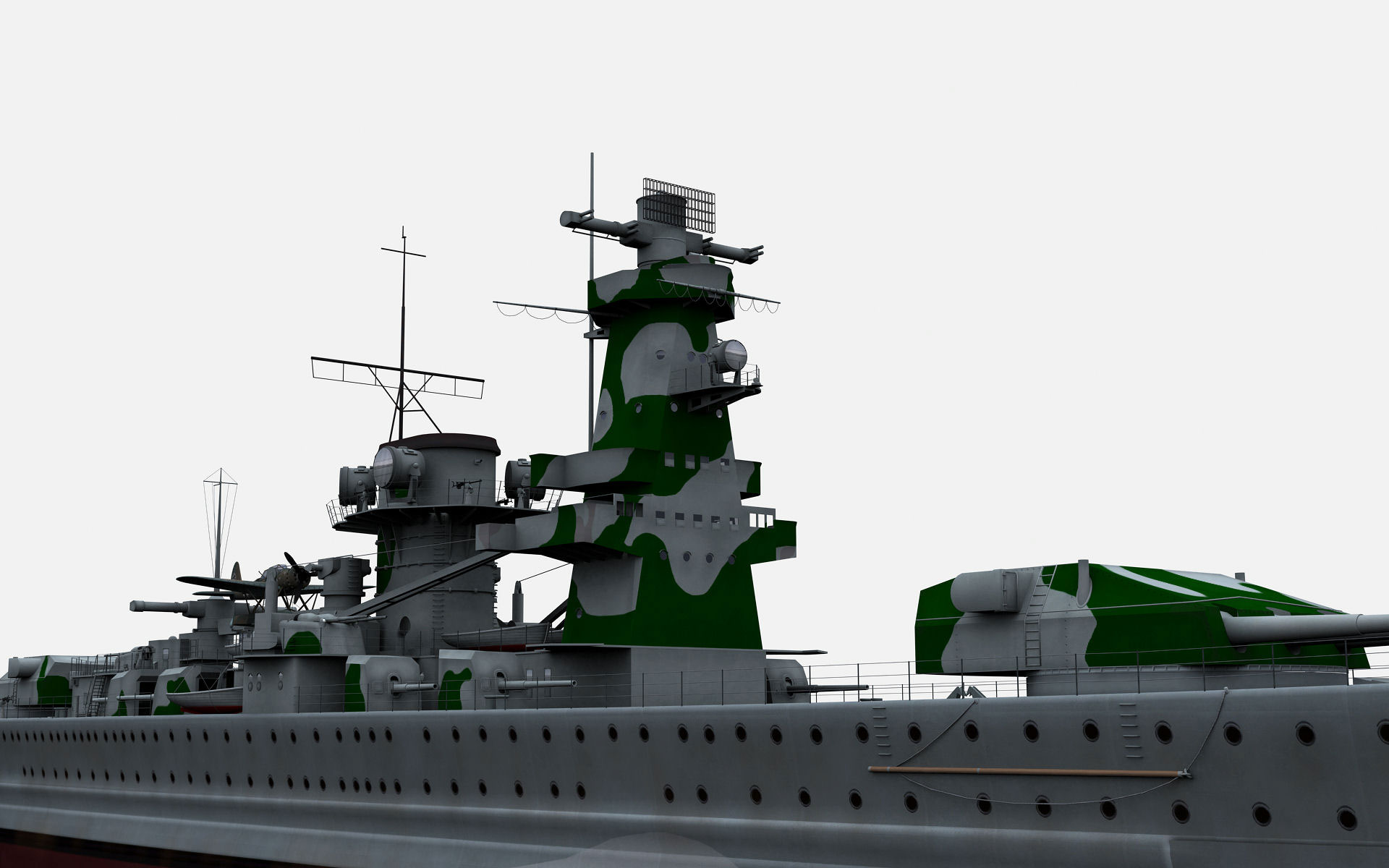 Admiral Graf Spee Battleship for FSX by Deltasim Studio