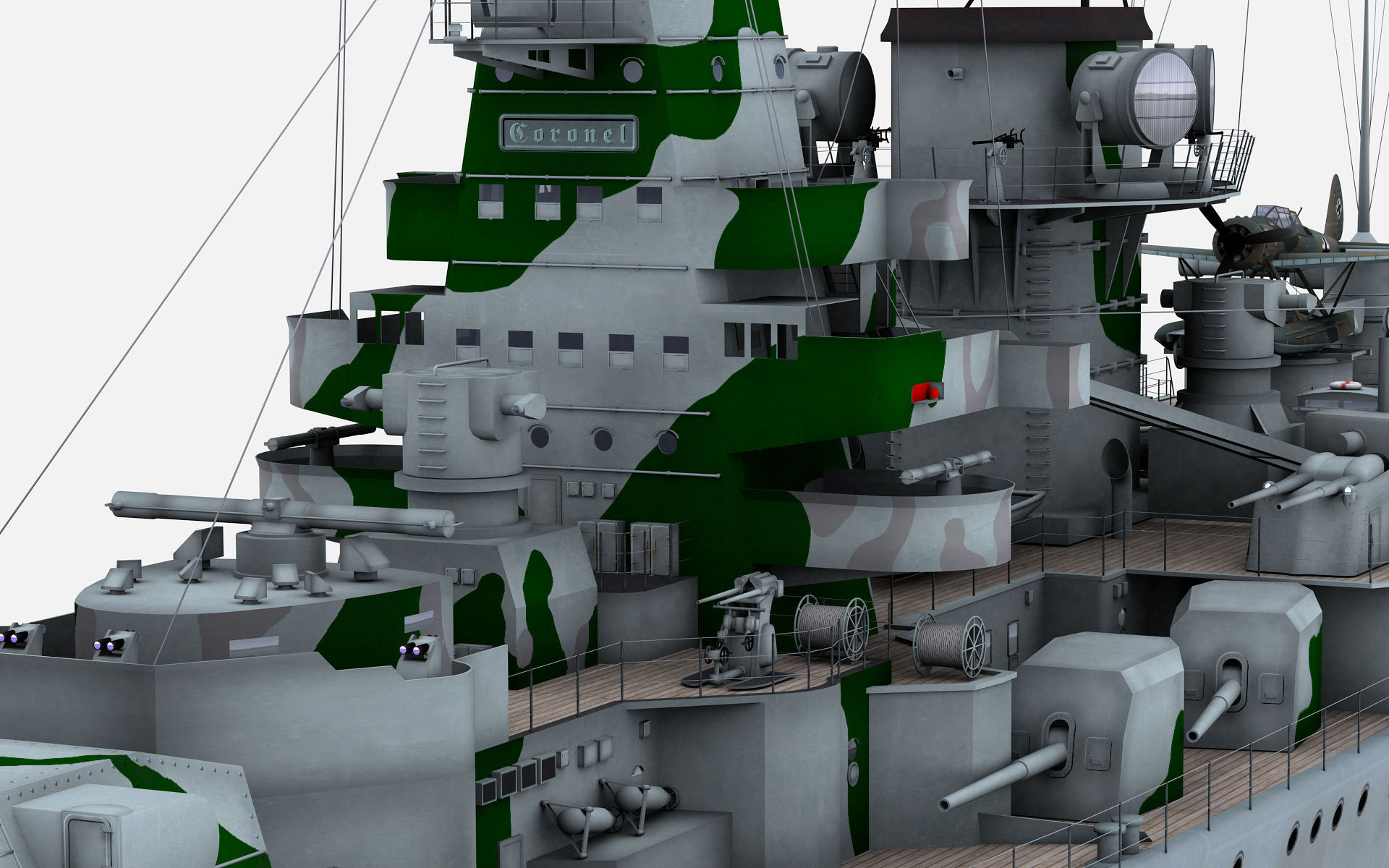 Admiral Graf Spee Battleship for FSX by Deltasim Studio