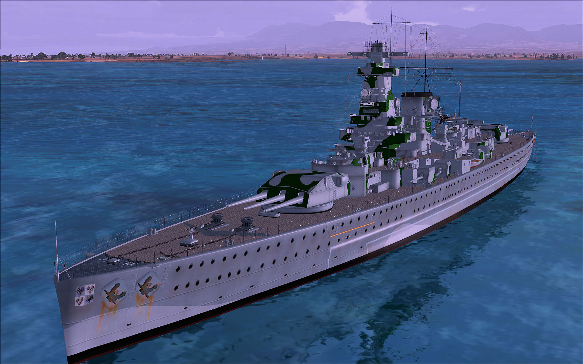 Admiral Graf Spee Battleship for FSX by Deltasim Studio