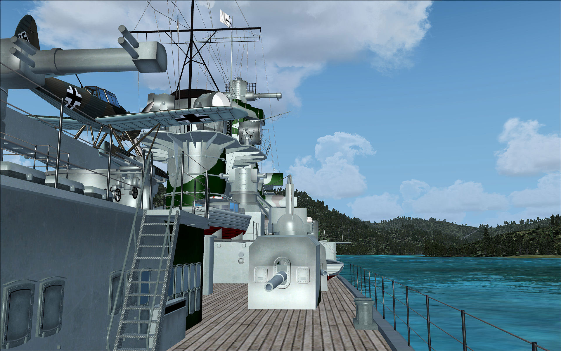 Admiral Graf Spee Battleship for FSX by Deltasim Studio