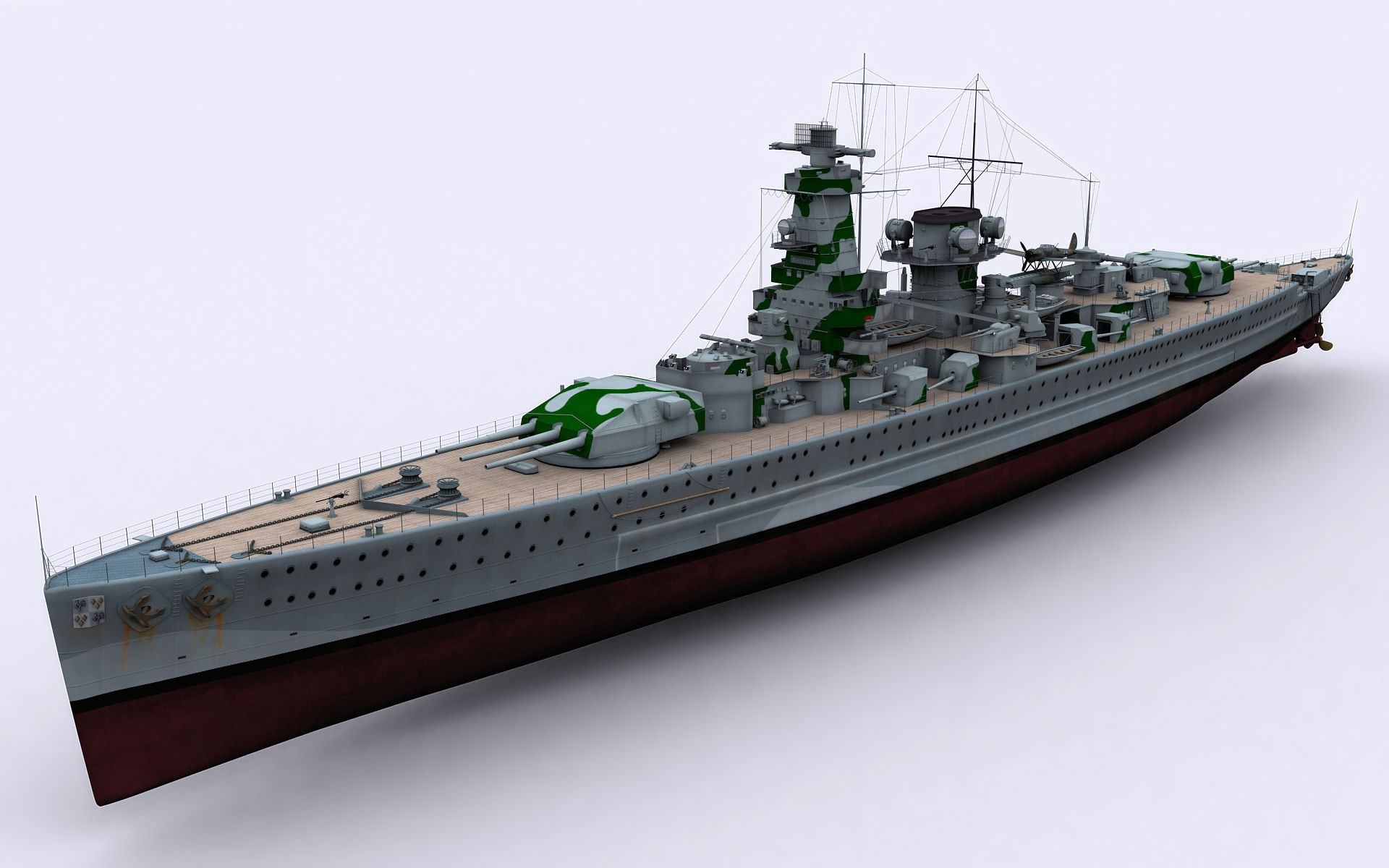 Admiral Graf Spee Battleship for FSX by Deltasim Studio