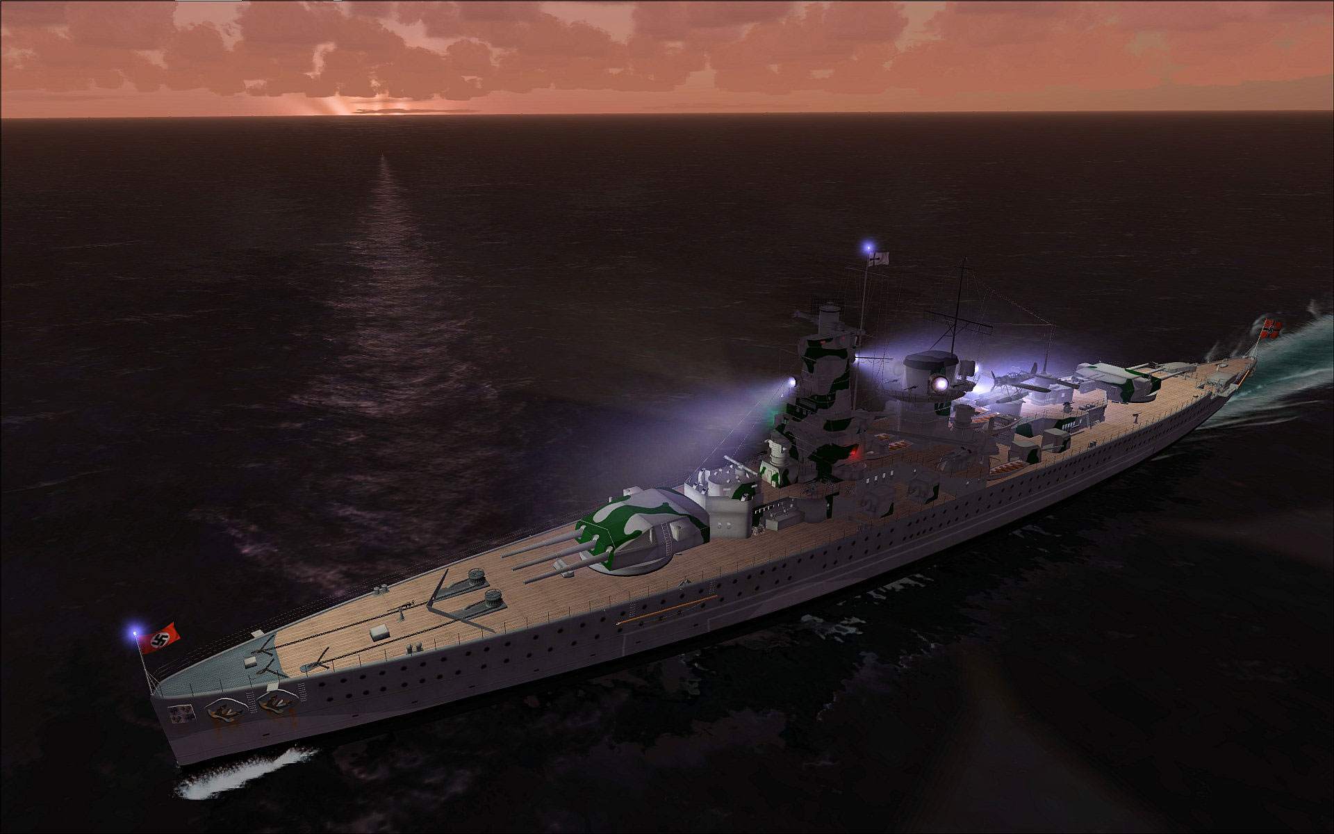 Admiral Graf Spee Battleship for FSX by Deltasim Studio