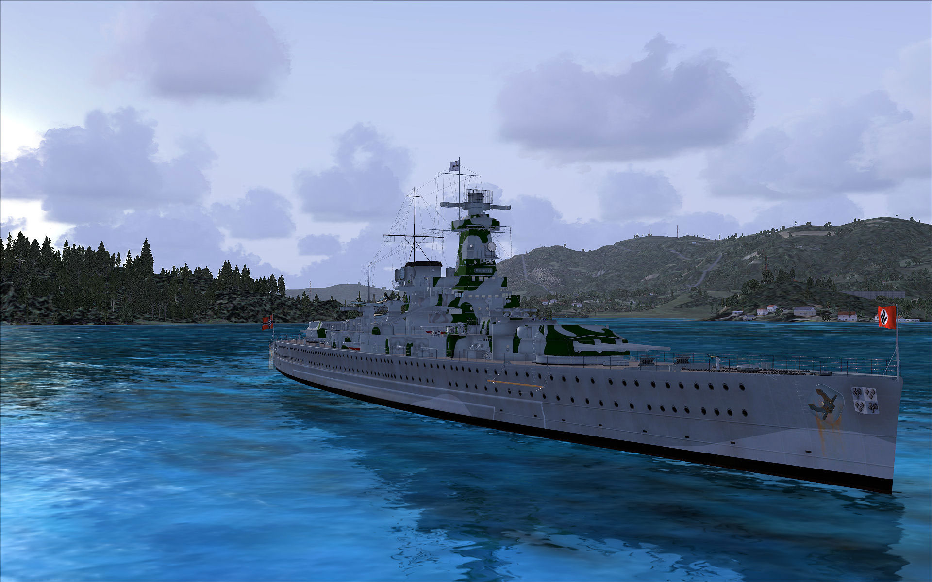 Admiral Graf Spee Battleship for FSX by Deltasim Studio
