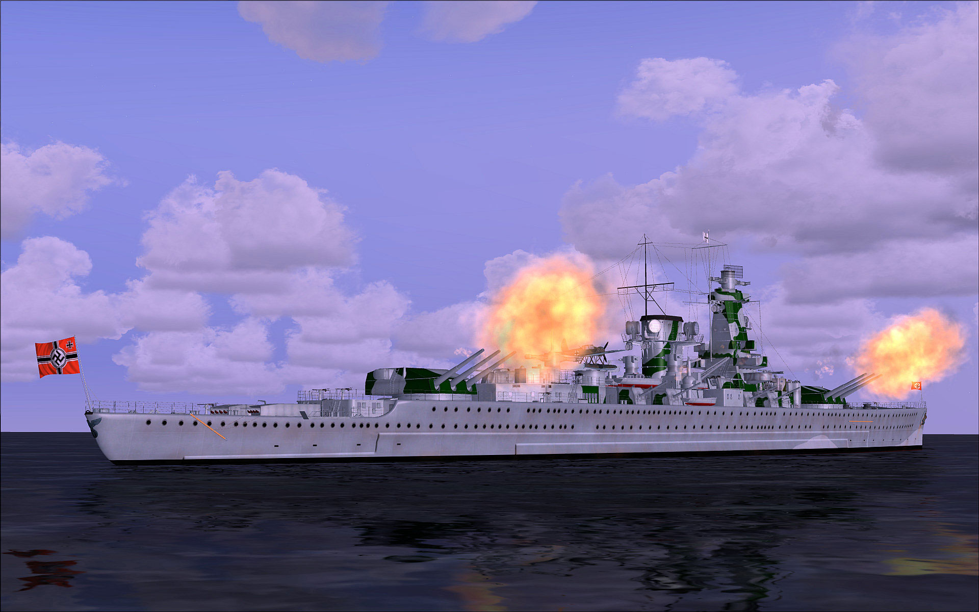 Admiral Graf Spee Battleship for FSX by Deltasim Studio