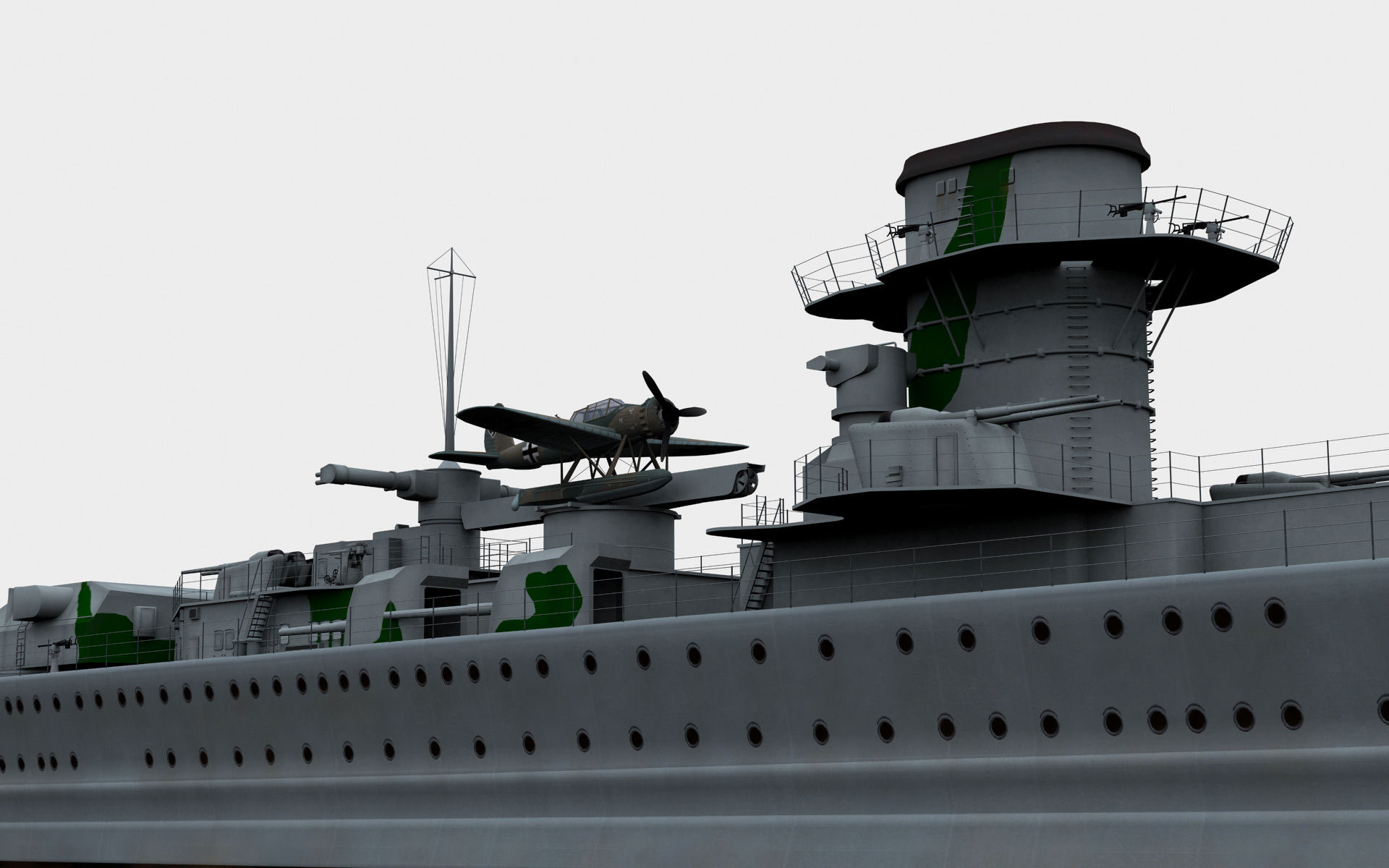 Admiral Graf Spee Battleship for FSX by Deltasim Studio