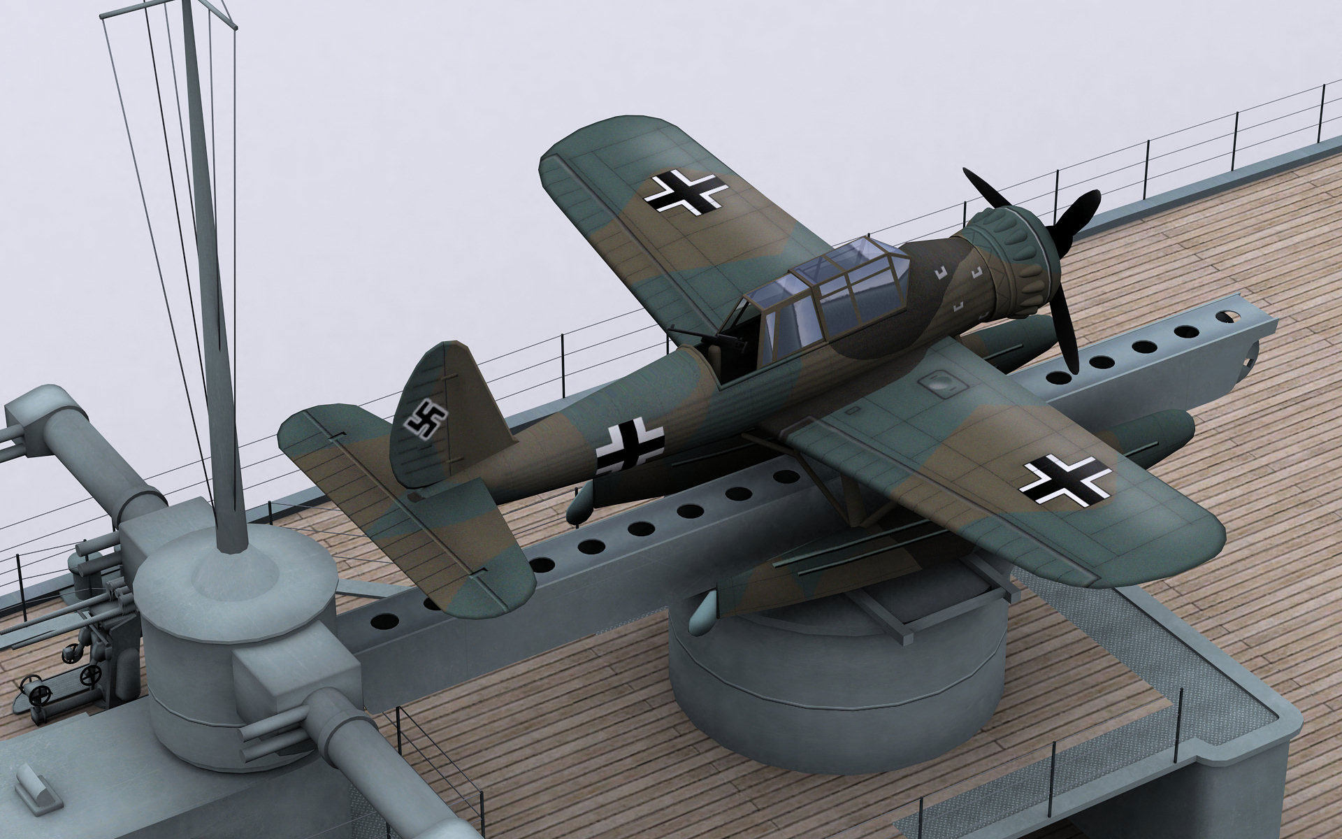 Admiral Graf Spee Battleship for FSX by Deltasim Studio