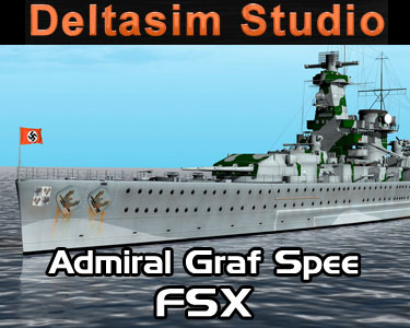 Admiral Graf Spee Battleship for FSX by Deltasim Studio
