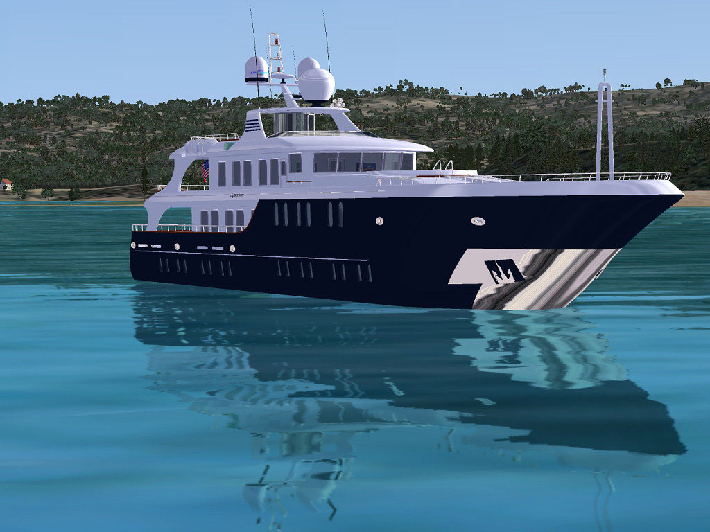 Capricorn 156 PRO Luxury Motor Yacht v2 for FSX by Deltasim Studio