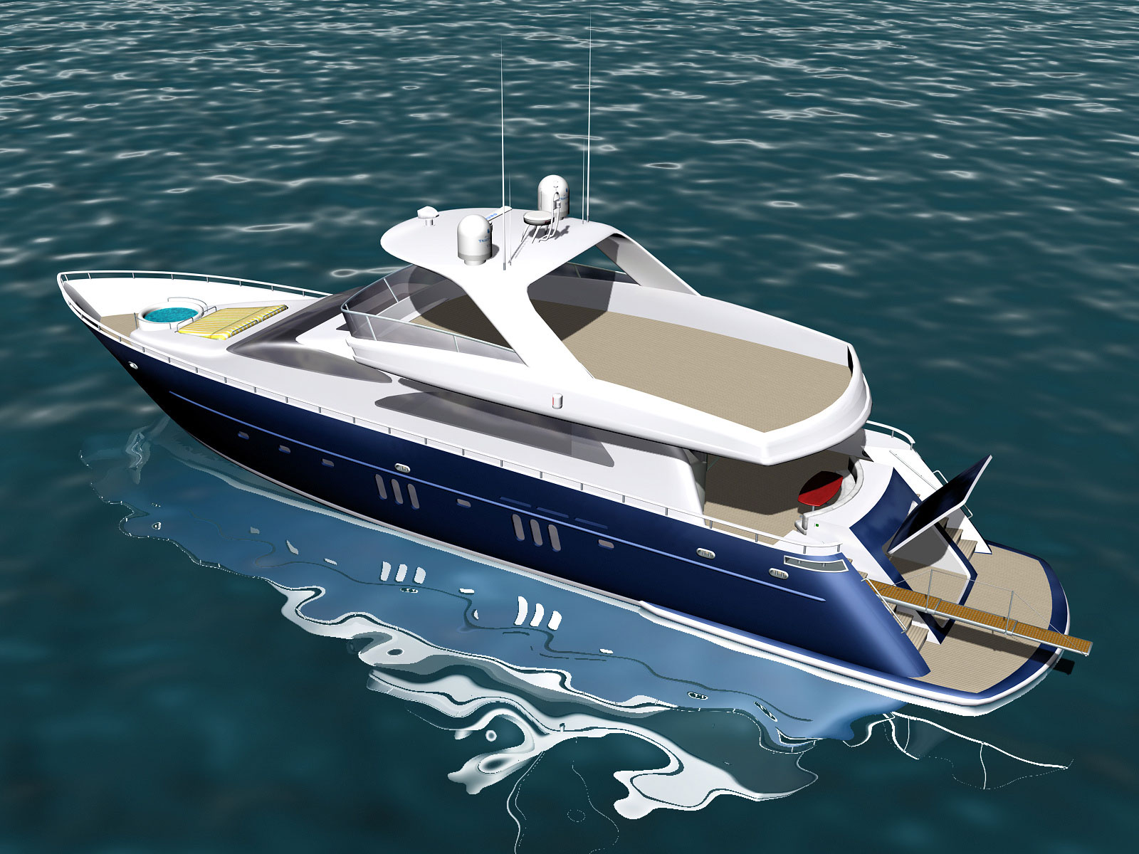 Gemini Luxury Motor Yacht for FSX by Deltasim Studio