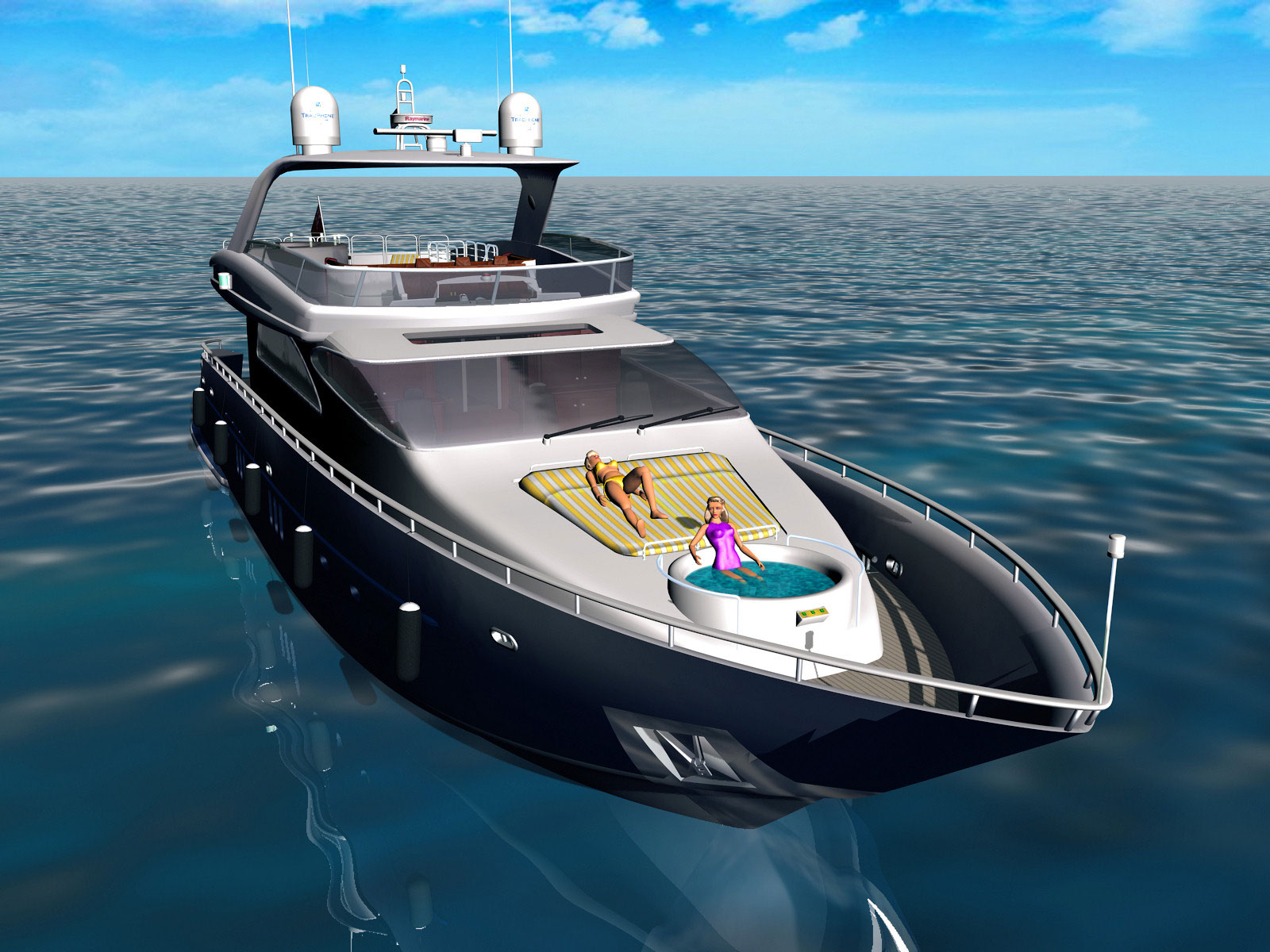 Gemini Luxury Motor Yacht for FSX by Deltasim Studio