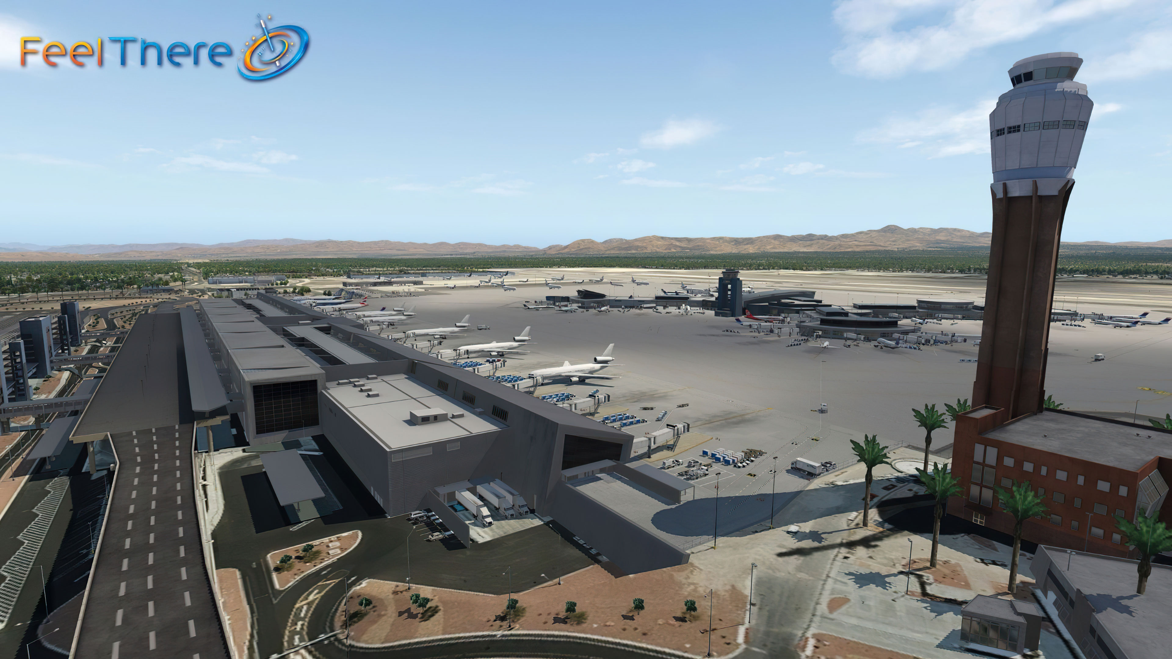 Harry Reid International Airport (KLAS) Scenery for X-Plane by feelthere