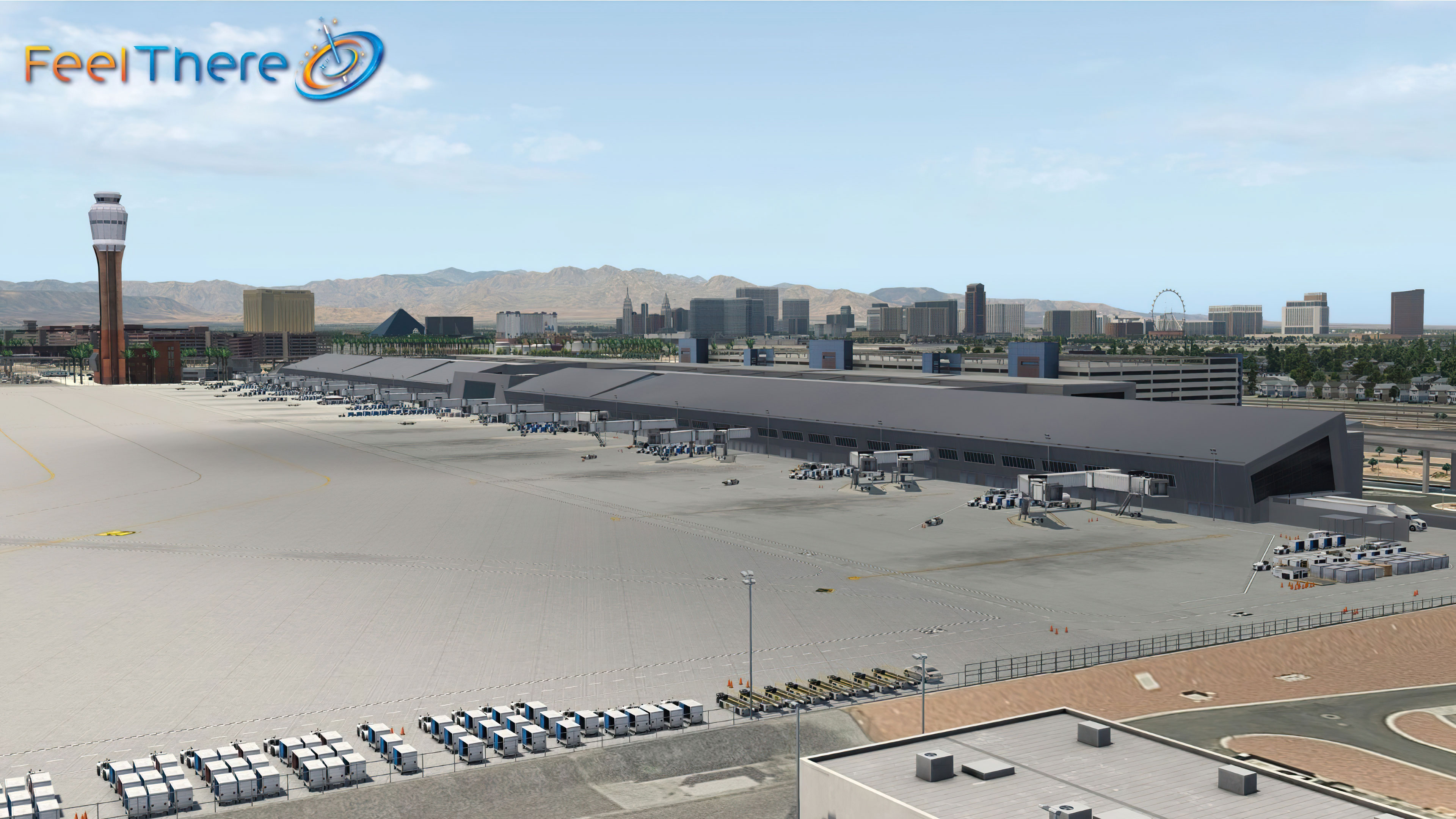 Harry Reid International Airport (KLAS) Scenery for X-Plane by feelthere