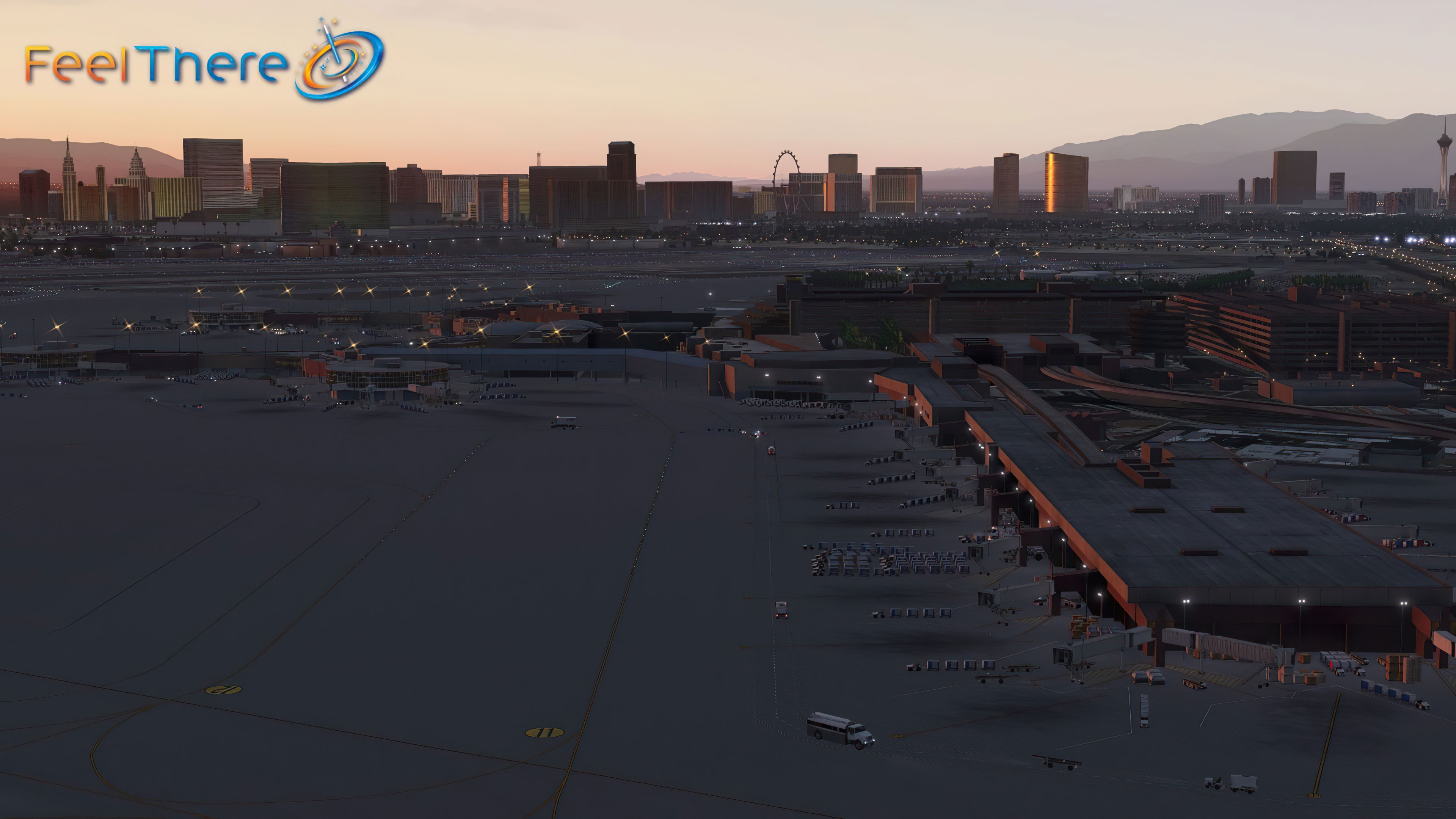Harry Reid International Airport (KLAS) Scenery for X-Plane by feelthere