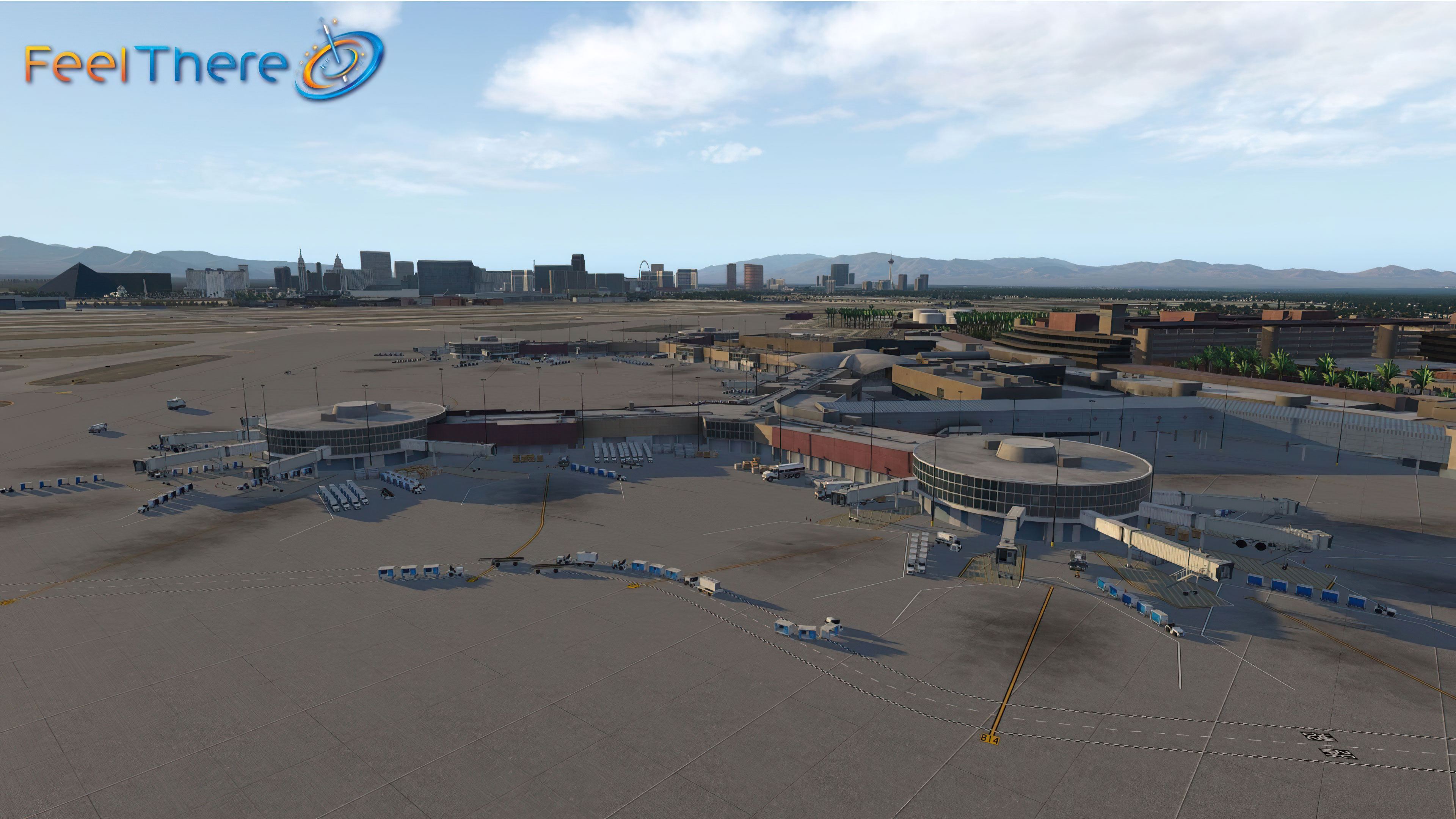 Harry Reid International Airport (KLAS) Scenery for X-Plane by feelthere