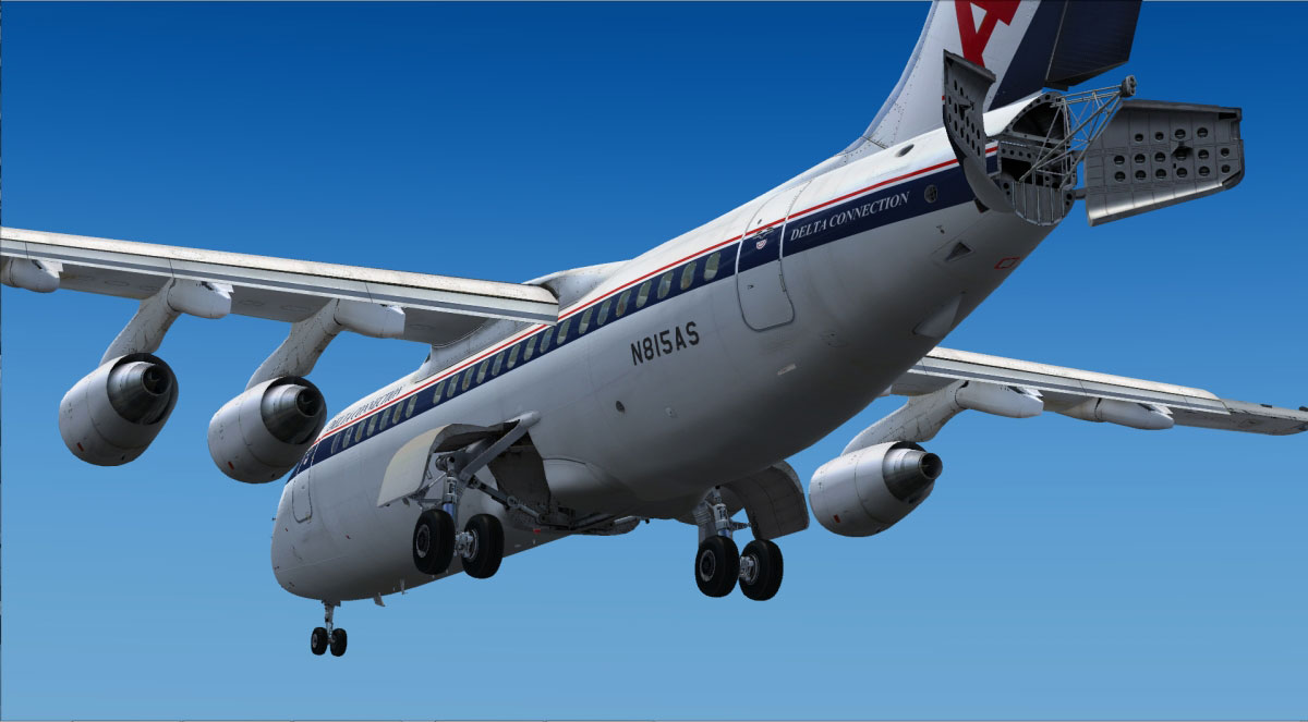 BAe 146-200/300 Jetliner Livery & FMC Expansion Pack for FSX by Just Flight