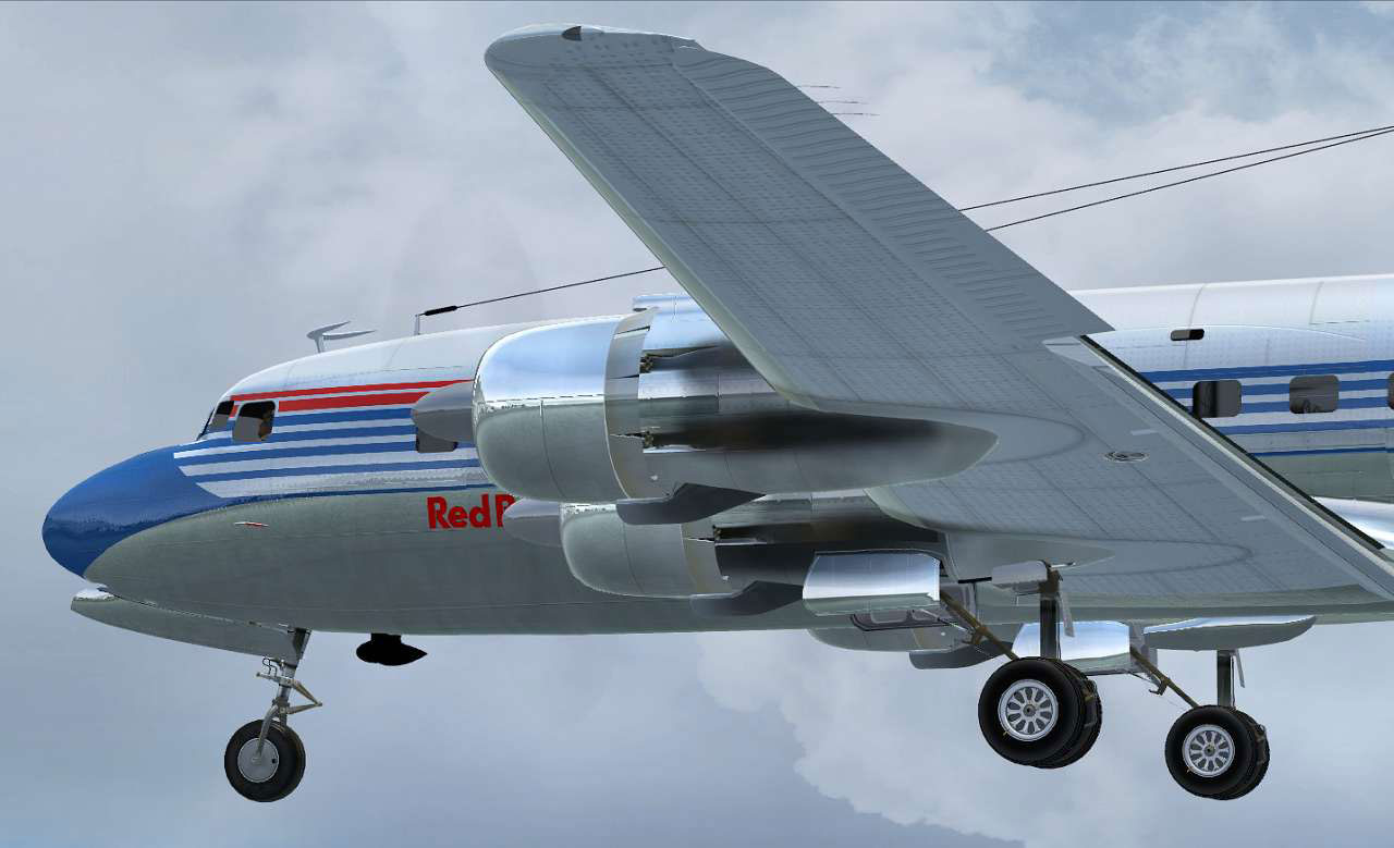DC-6B: Legends of Flight for FSX by Just Flight