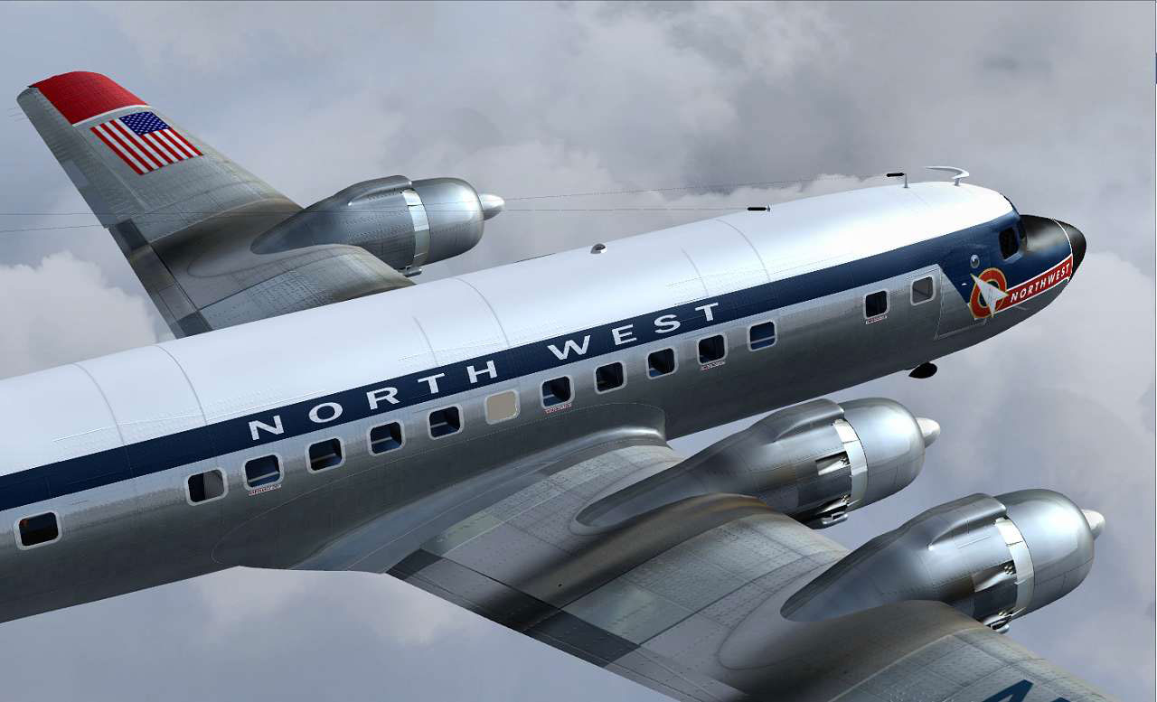 DC-6B: Legends of Flight for FSX by Just Flight