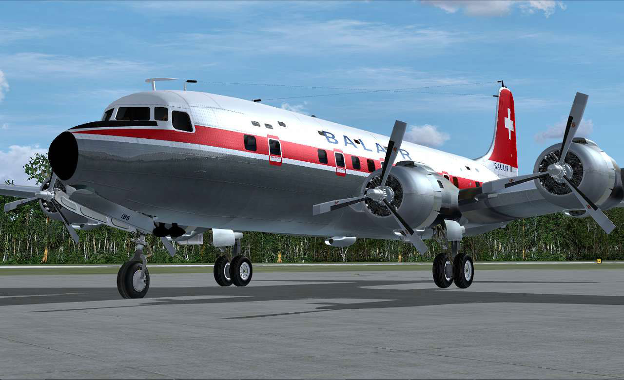 DC-6B: Legends of Flight for FSX by Just Flight