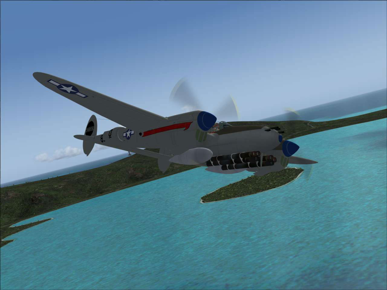 P-38 Lightning for FSX/FS2004 by Just Flight
