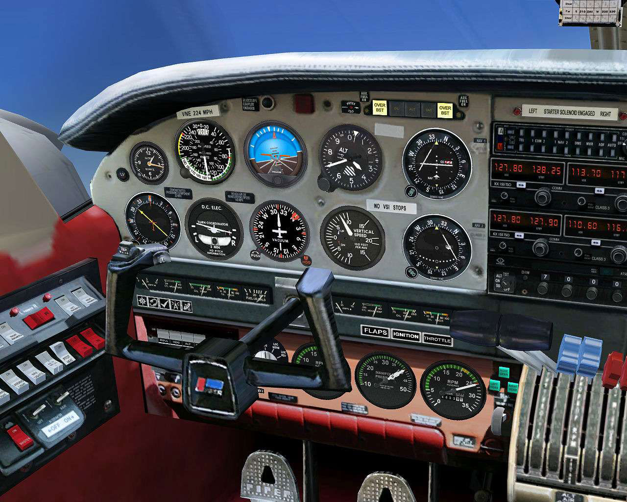 Flying Club Piper PA 34-200T Seneca II for FSX/FS2004 by Just Flight