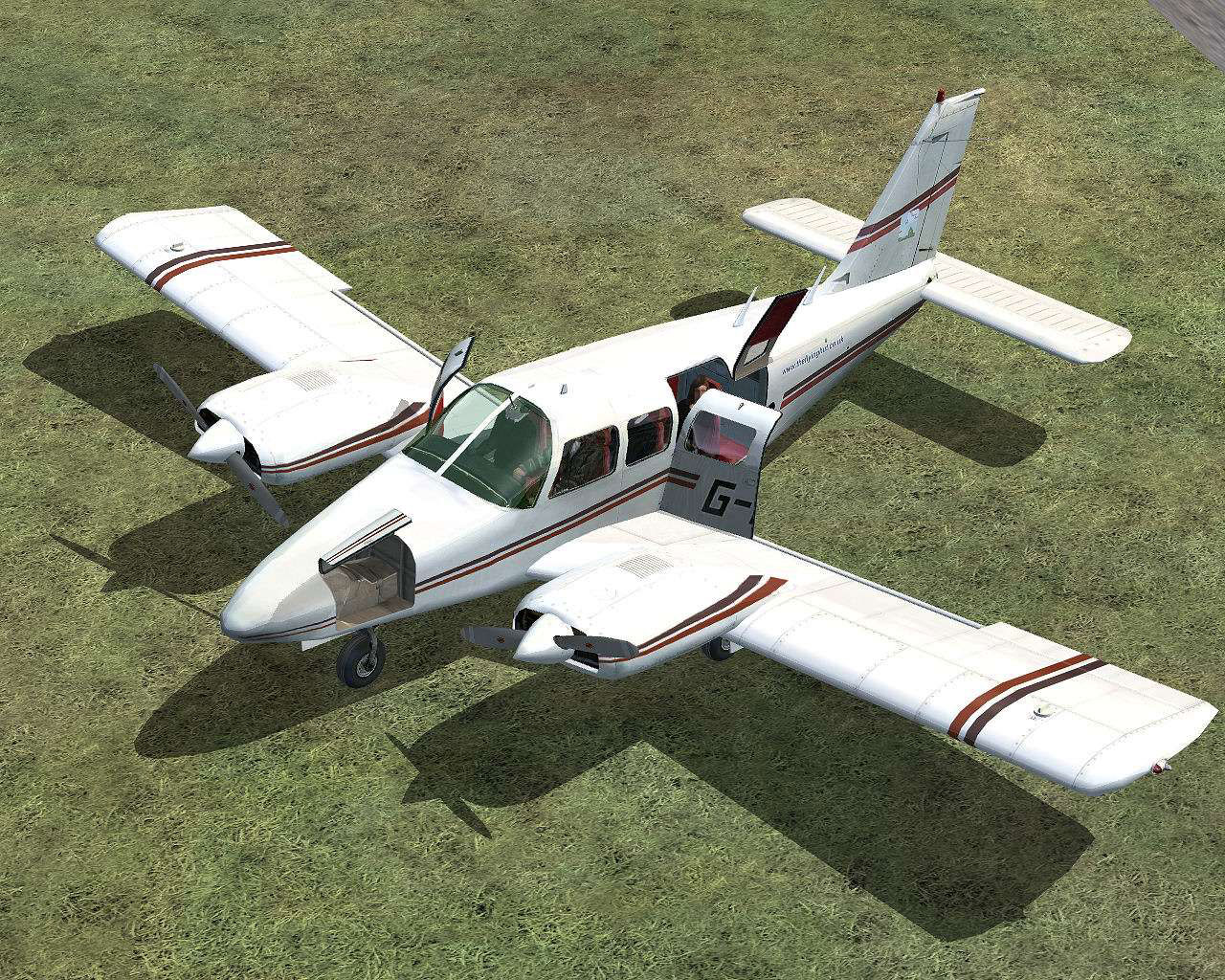 Flying Club Piper PA 34-200T Seneca II for FSX/FS2004 by Just Flight