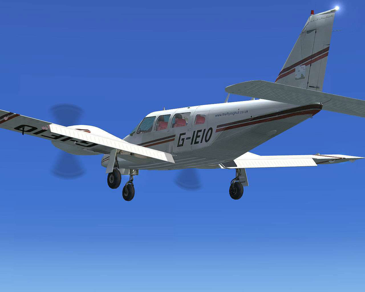 Flying Club Piper PA 34-200T Seneca II for FSX/FS2004 by Just Flight