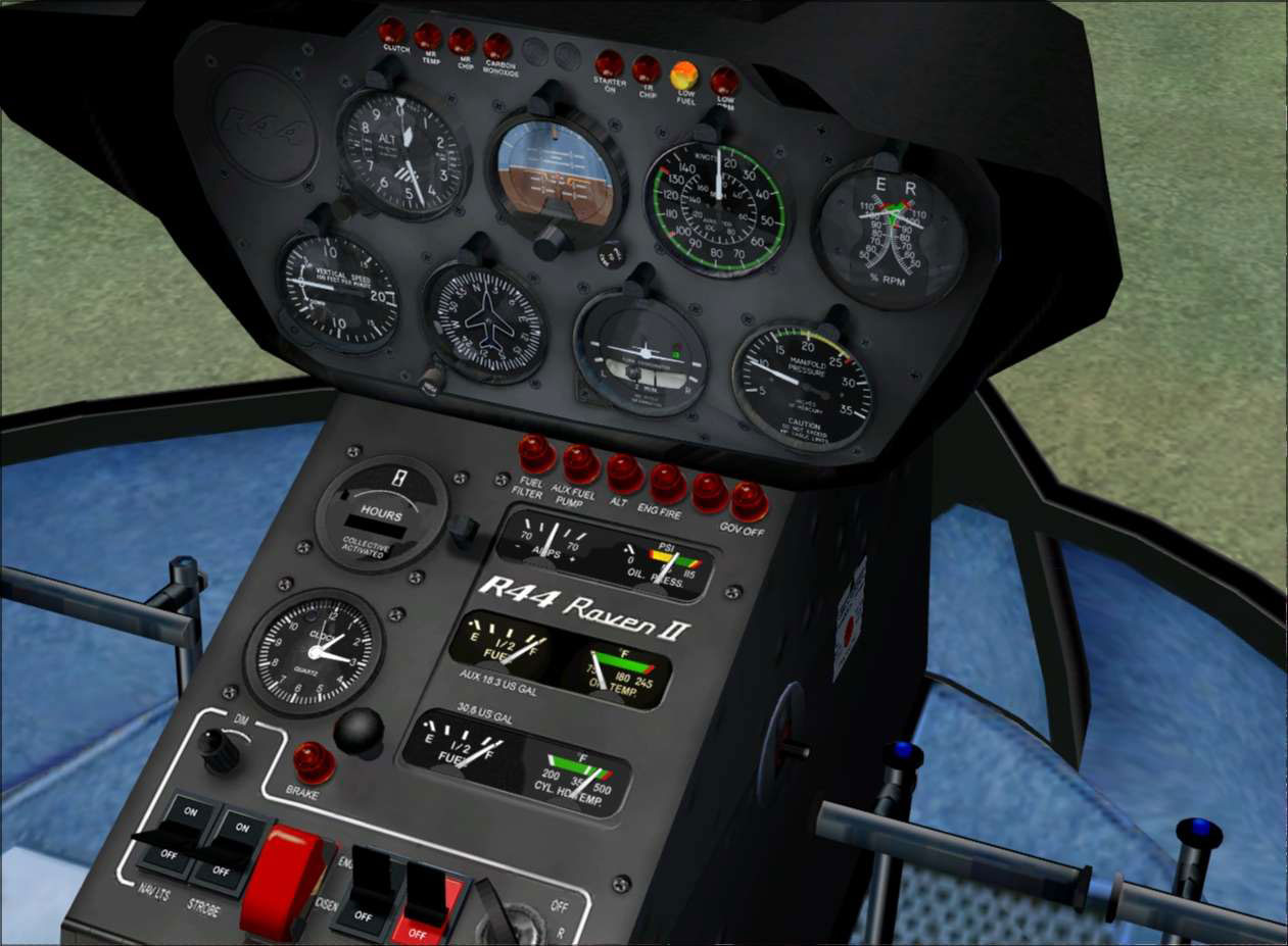 Flying Club Robinson R44 Helicopter for FSX/FS2004 by Just Flight