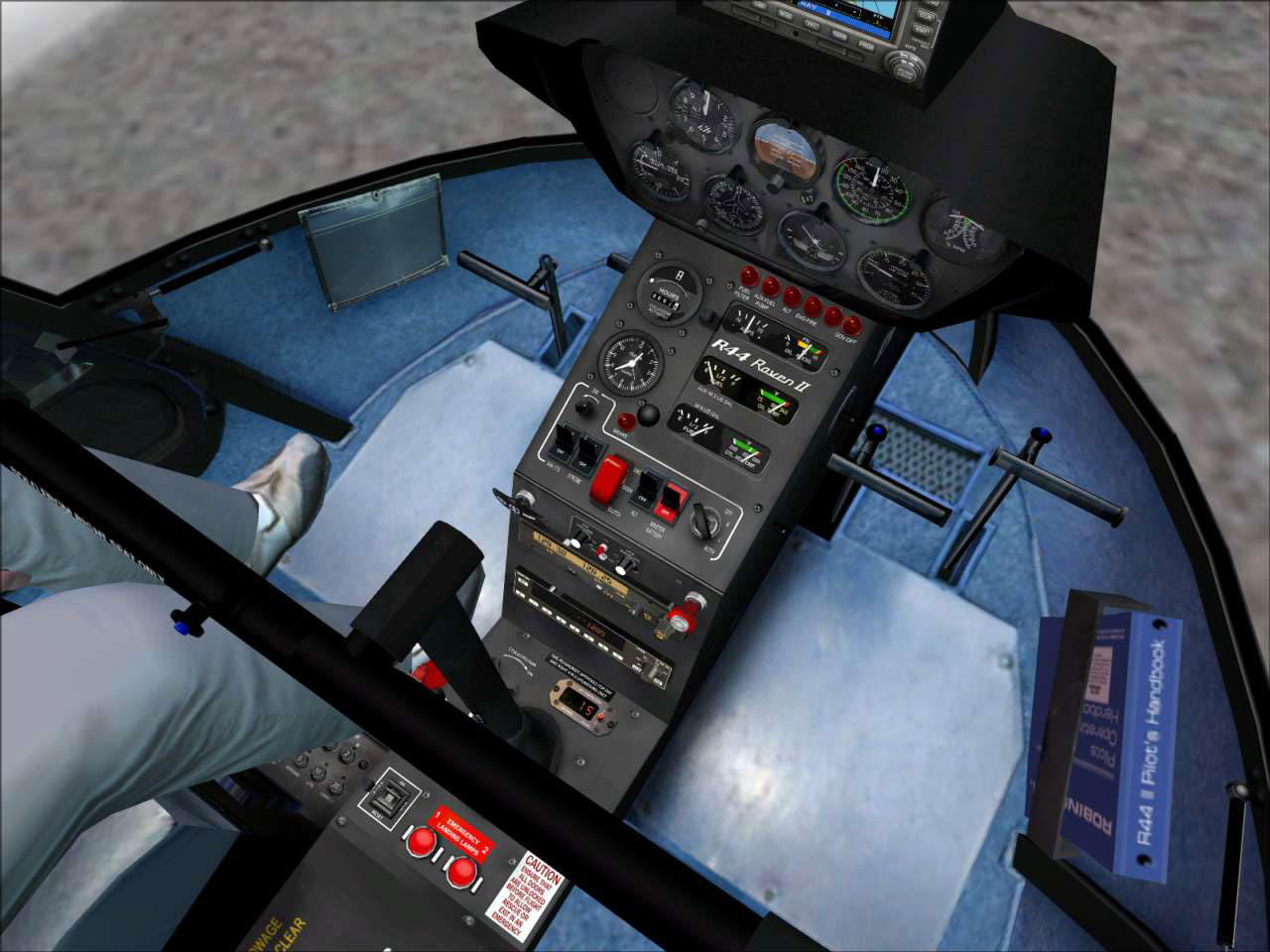 Flying Club Robinson R44 Helicopter for FSX/FS2004 by Just Flight