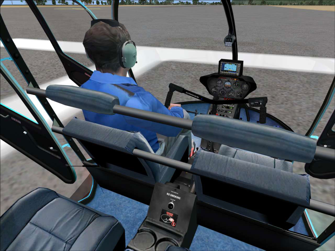 Flying Club Robinson R44 Helicopter for FSX/FS2004 by Just Flight