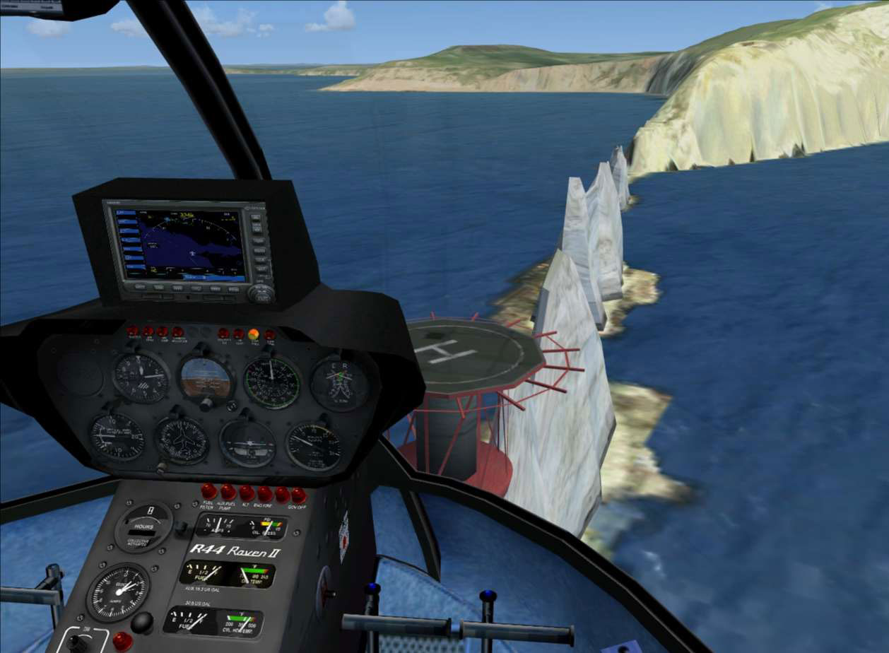 Flying Club Robinson R44 Helicopter for FSX/FS2004 by Just Flight