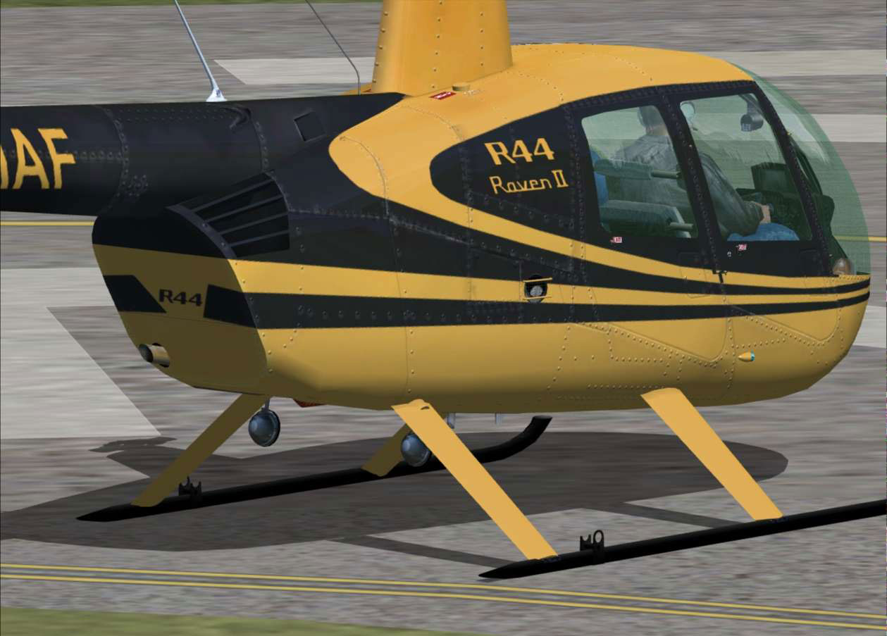 Flying Club Robinson R44 Helicopter for FSX/FS2004 by Just Flight