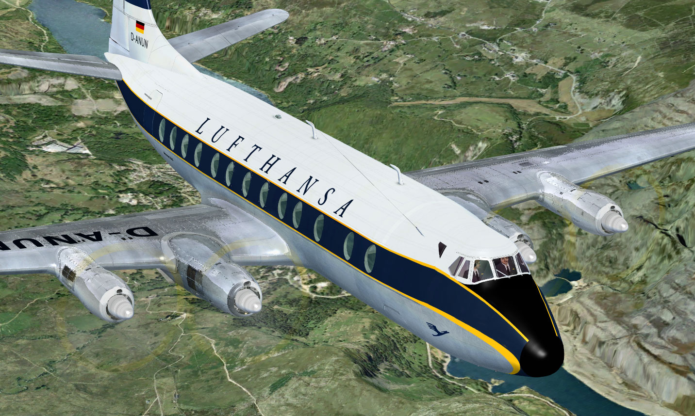 Vickers Viscount: Legends of Flight for FSX by Just Flight